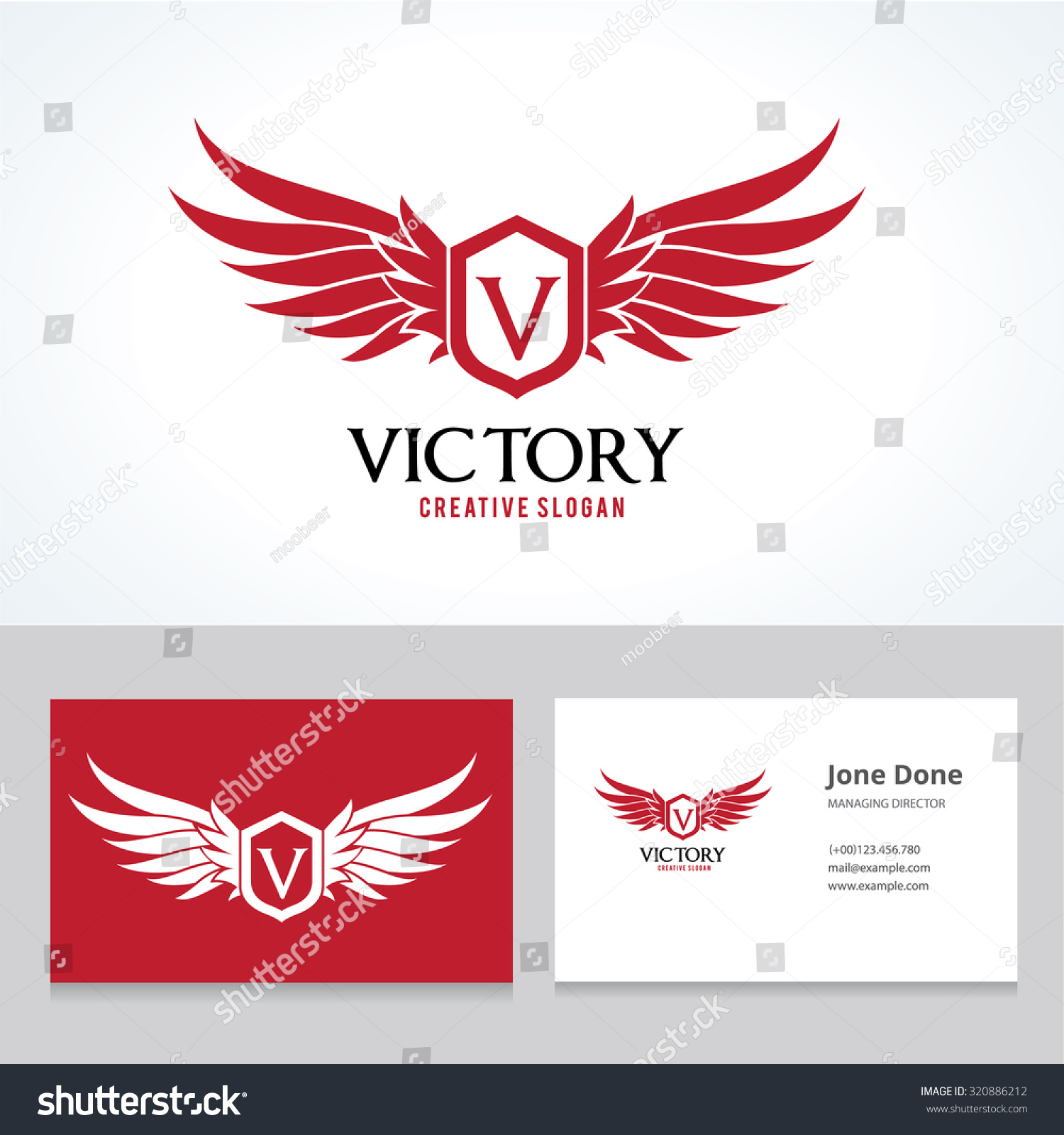 Victory Logovector Logo Template Stock Vector (Royalty Free) 320886212 ...