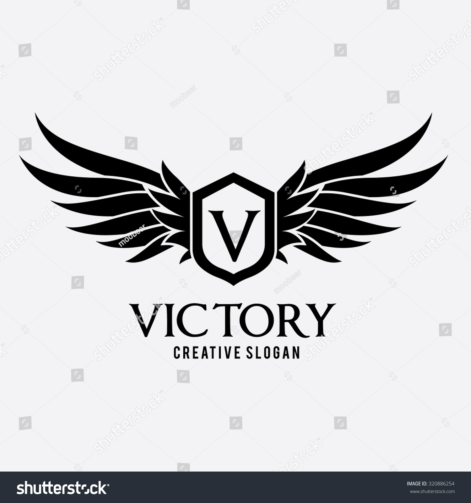 Victory Logo,Vector Logo Template. - 320886254 : Shutterstock