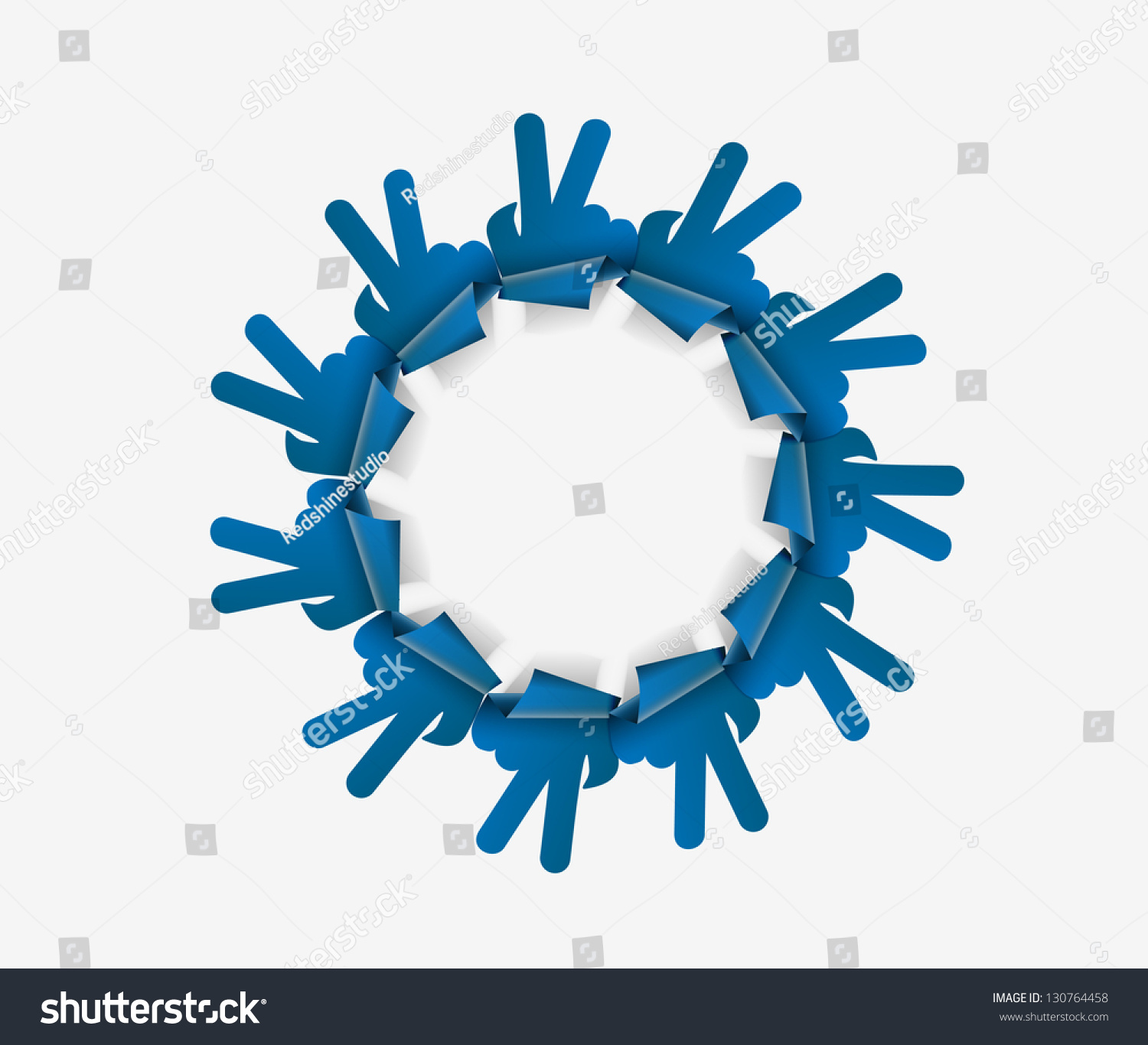 Victory Sign Label Vector Design Stock Vector (Royalty Free) 130764458 ...