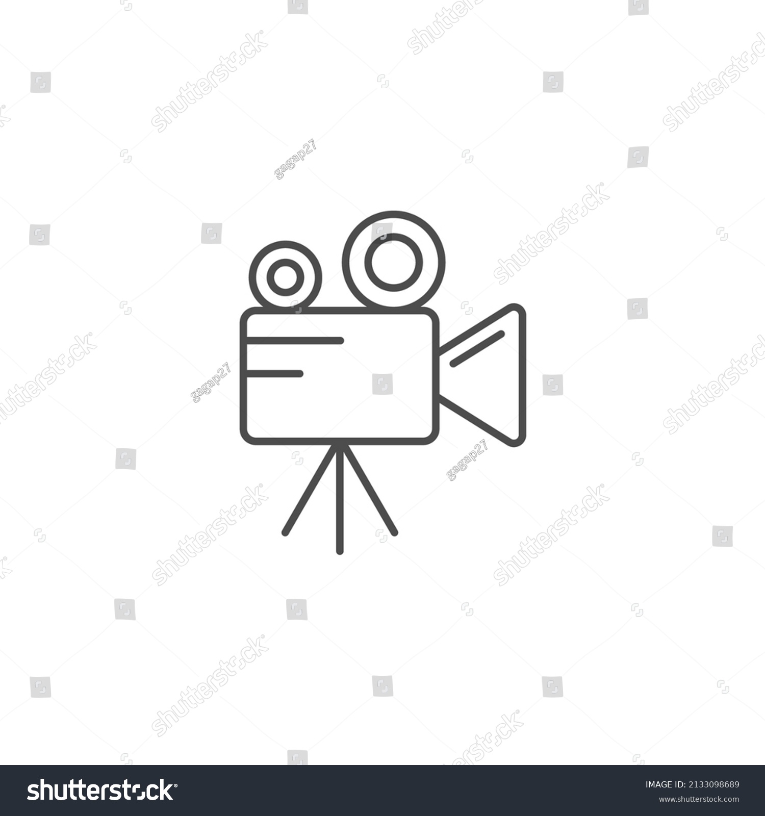 Video Camera Icons Symbol Vector Elements Stock Vector (Royalty Free ...