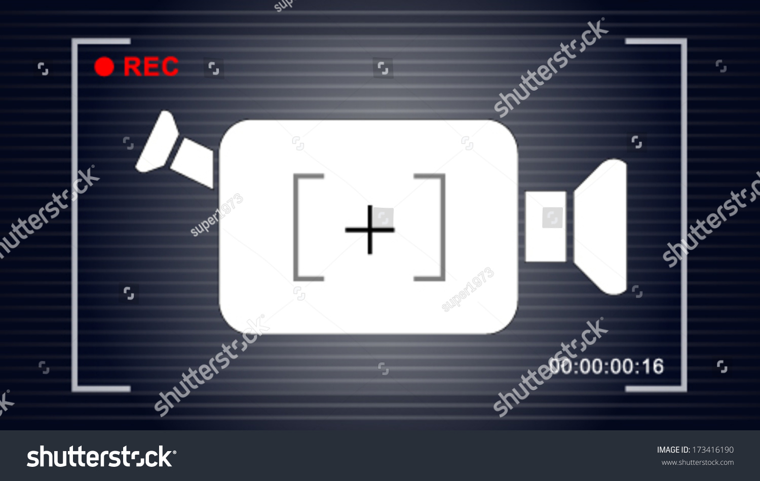 Video Camera Symbol Vector Illustration Stock Vector (Royalty Free ...