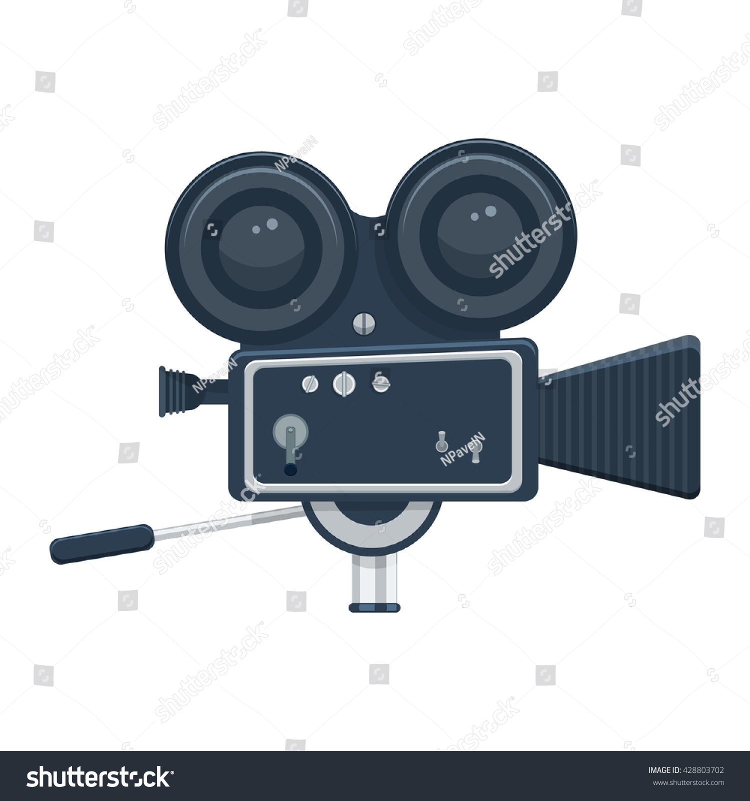 Video Camera Vector Illustration Isolated On Stock Vector (Royalty Free ...