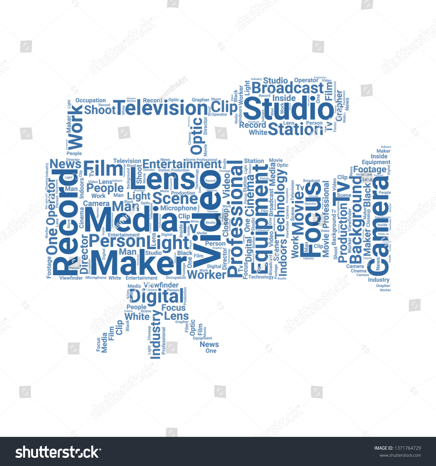 Video Camera Word Cloud Tag Cloud Stock Vector (Royalty Free ...