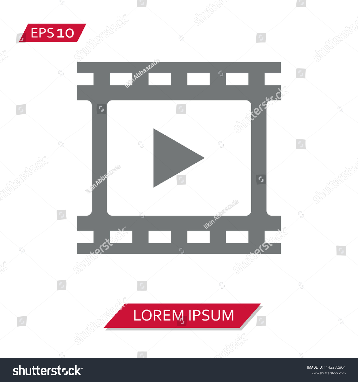Video Editing Vector Icon Symbol Stock Vector (Royalty Free) 1142282864