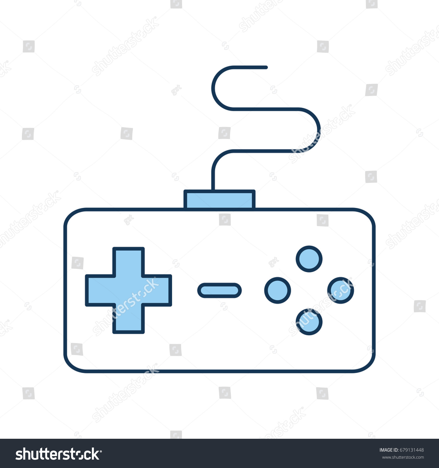 Video Game Control Icon Stock Vector (Royalty Free) 679131448 ...