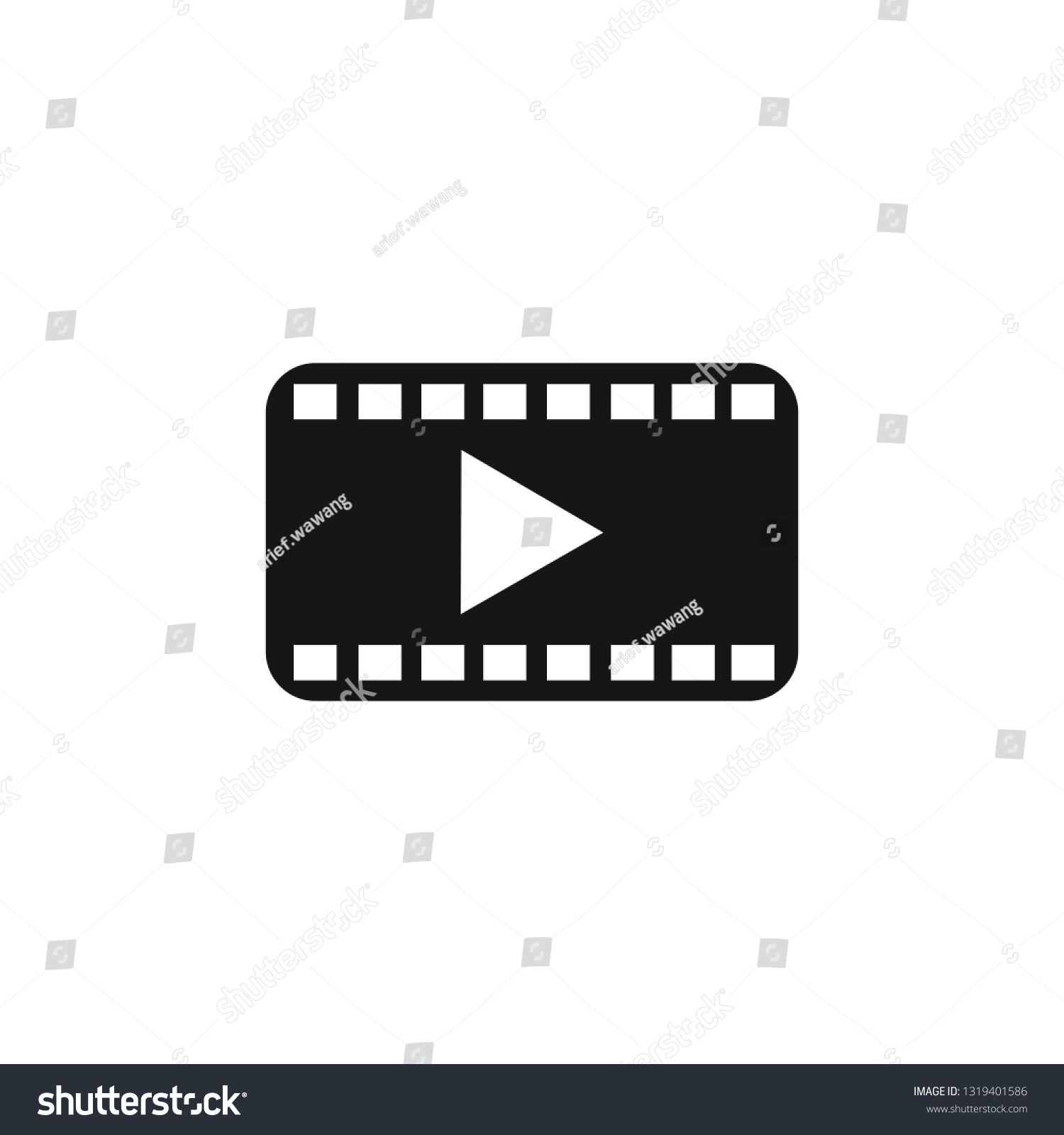 Video Icon Symbol Stock Vector (Royalty Free) 1319401586 | Shutterstock