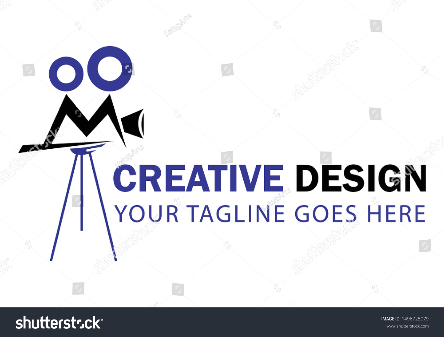 Video Production Logo Design Template Eps Stock Vector (Royalty Free ...