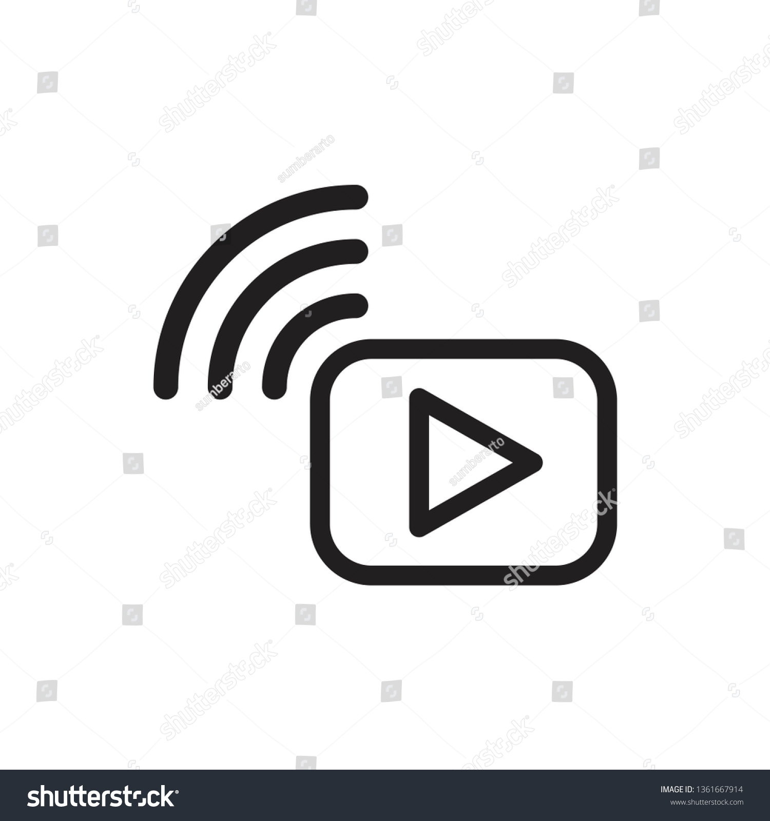 51,762 Video stream icon Images, Stock Photos & Vectors | Shutterstock