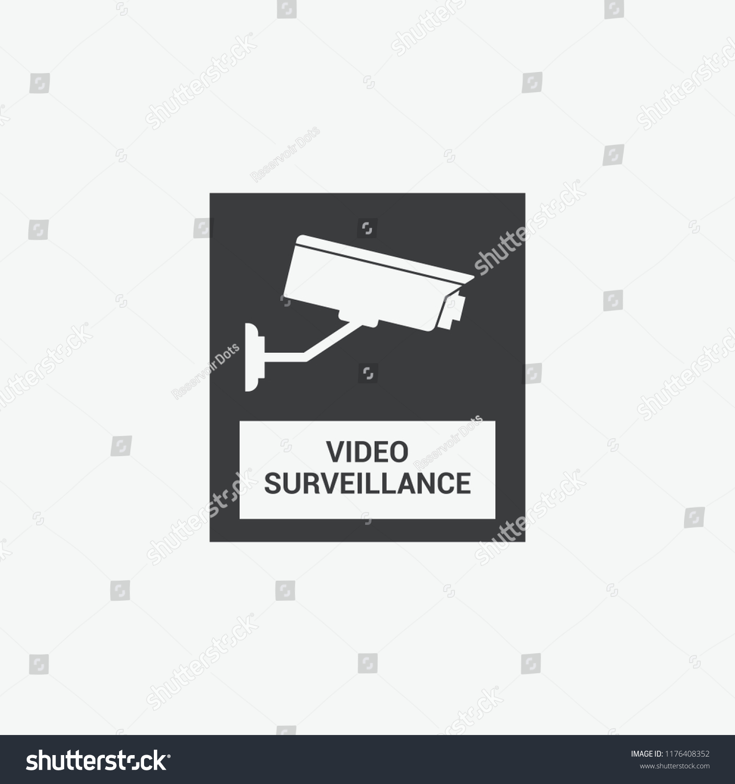 Video Surveillance Cctv Vector Icon: เวกเตอร์สต็อก (ปลอดค่าลิขสิทธิ์ ...