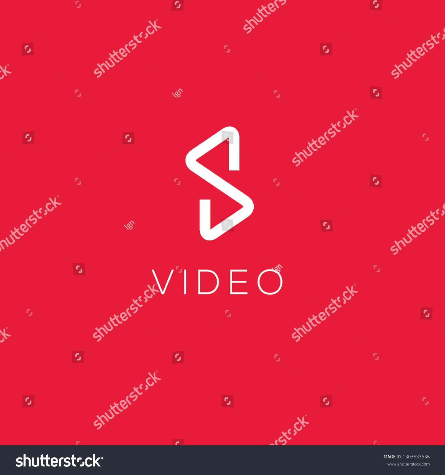 Video Vector Logo Video Streaming Logo: vector de stock (libre de ...