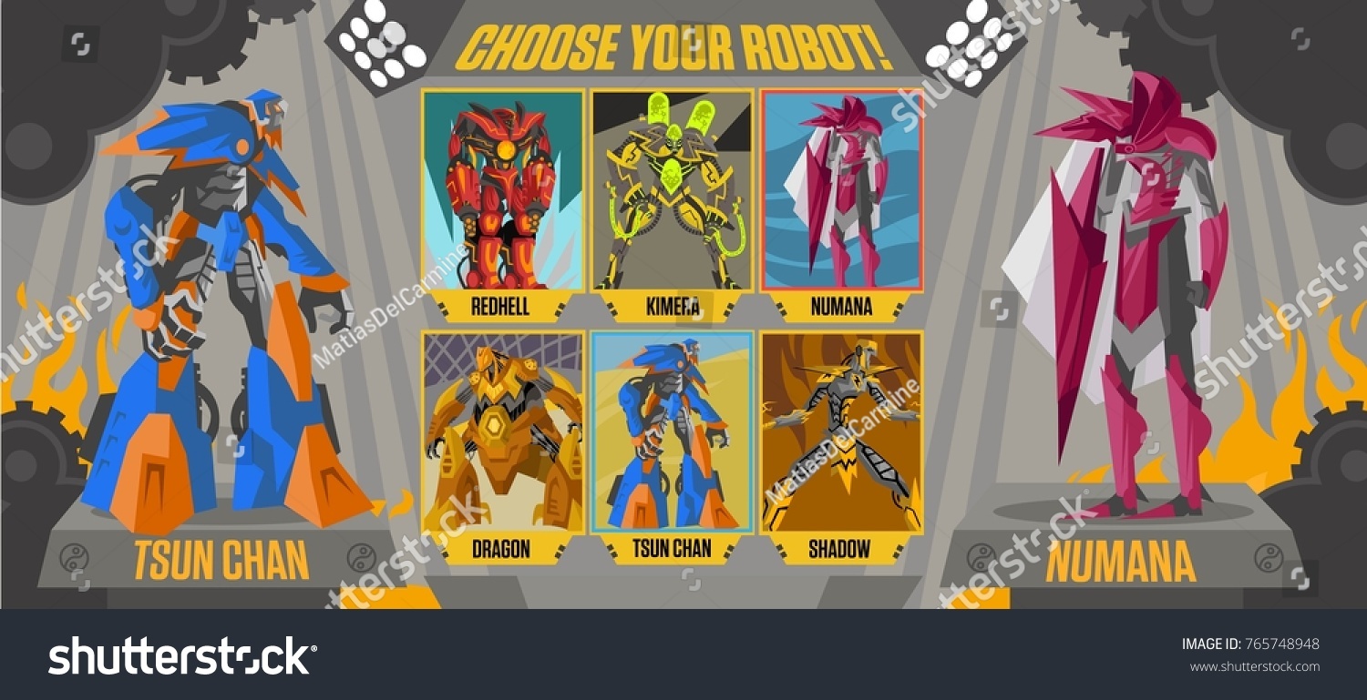 62 Video game character selection Stock Vectors, Images & Vector Art ...