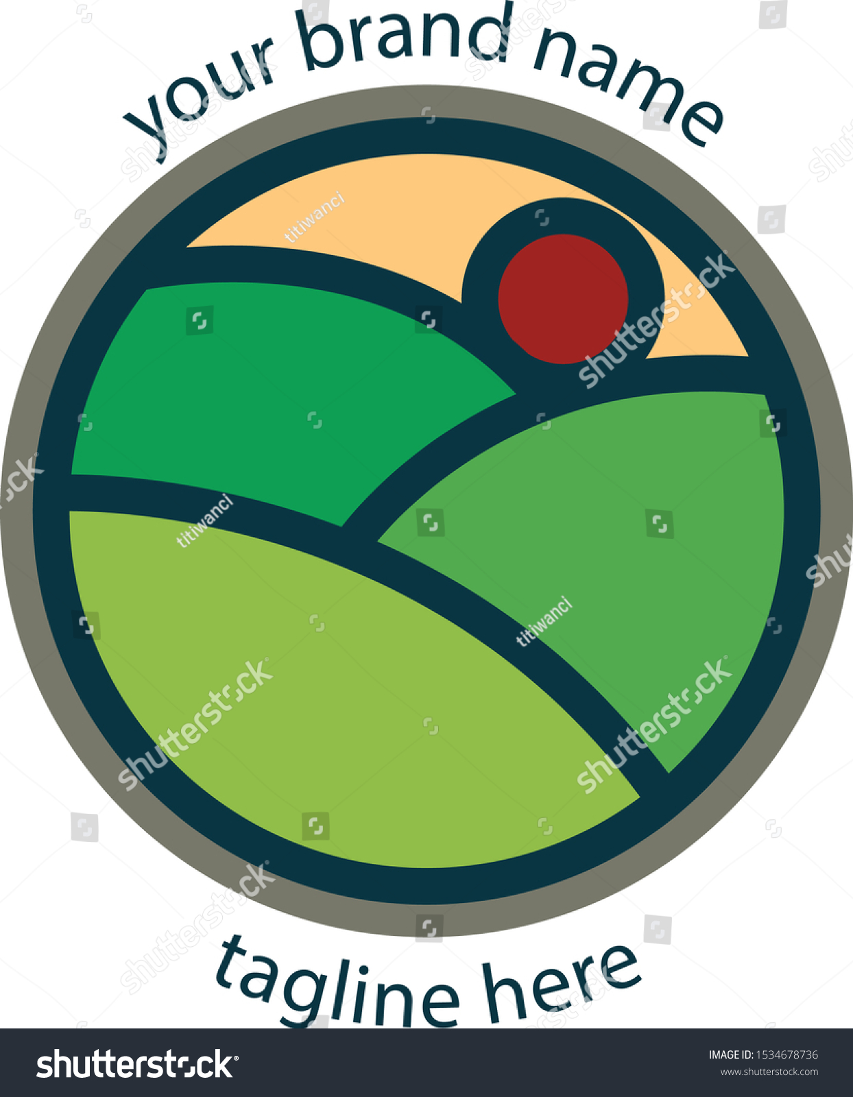 View Hill Logo Vector Design Stock Vector (Royalty Free) 1534678736 ...