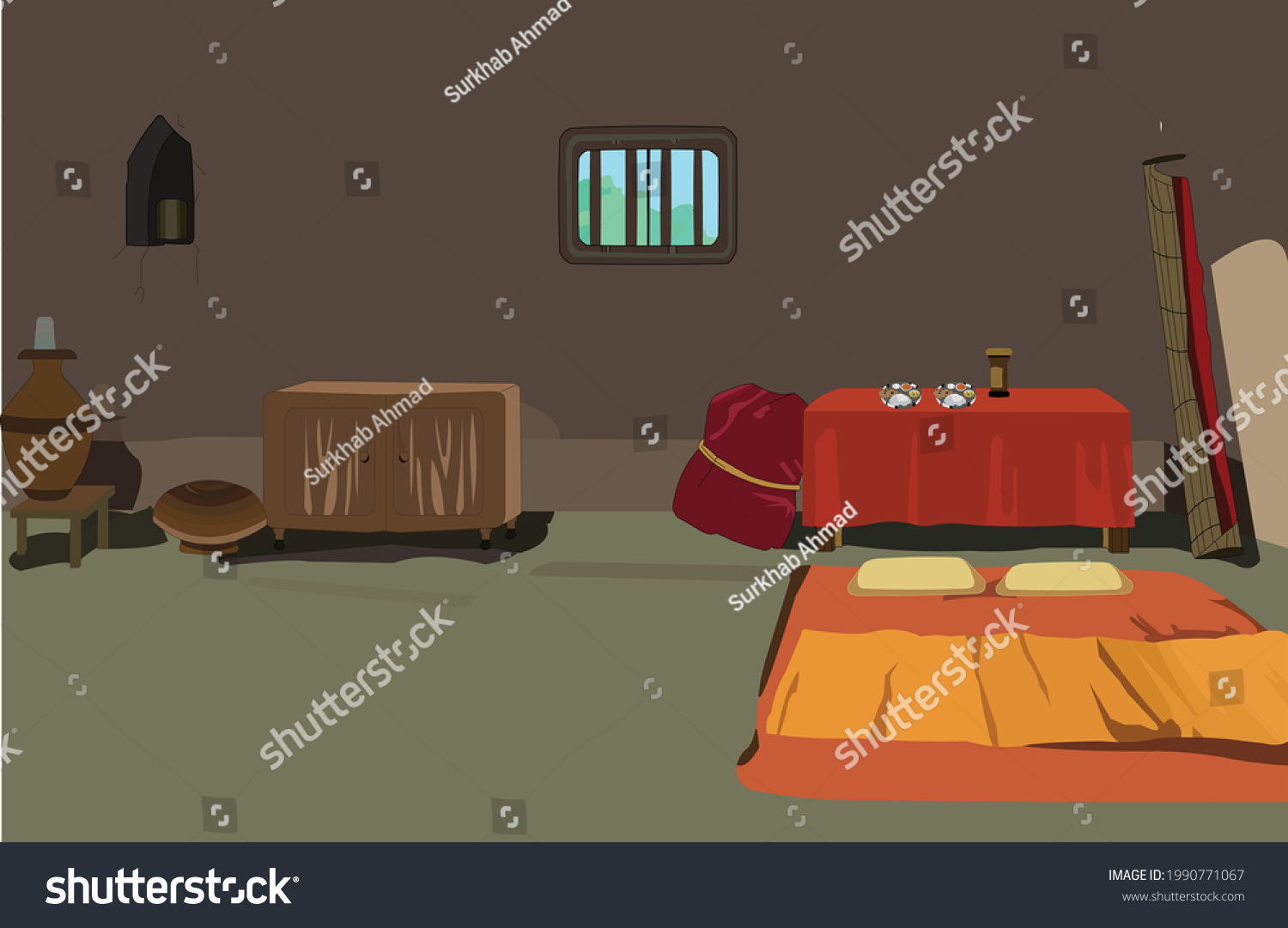 1,783 Old house inside cartoon Images, Stock Photos & Vectors ...
