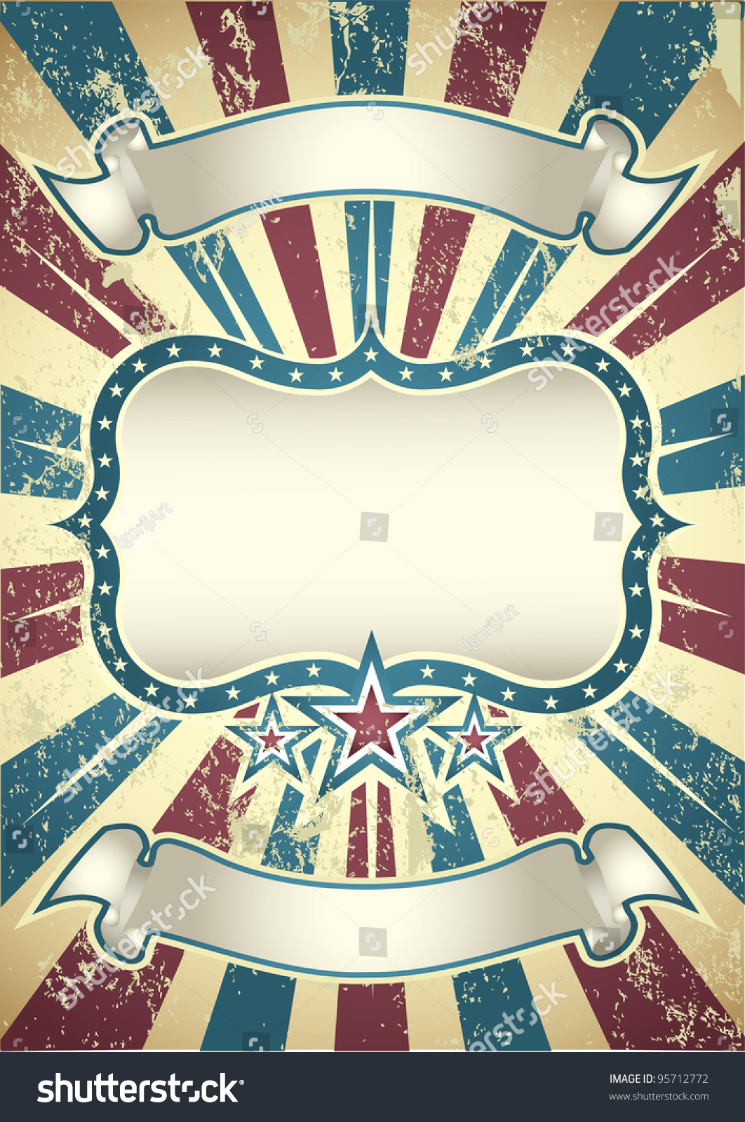 Vintage American Background Stock Vector (Royalty Free) 95712772 ...