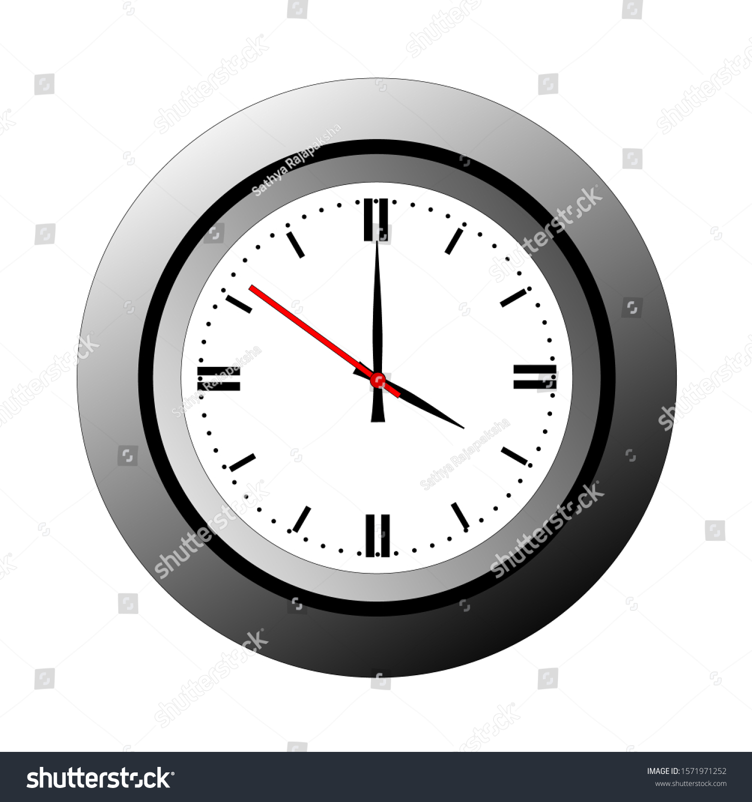 Vintage Antique Clock Vector Design Four Stock Vector (Royalty Free ...