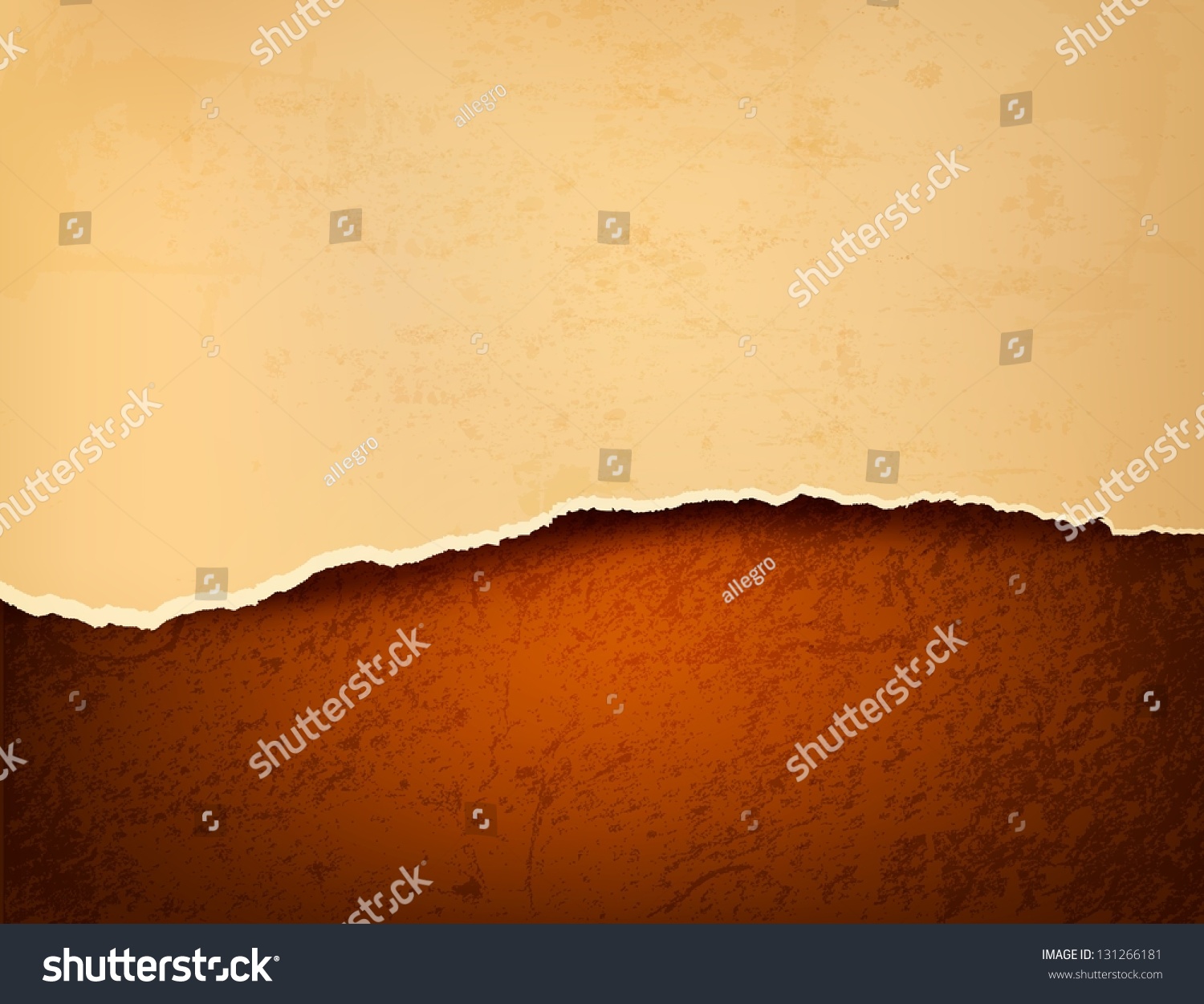 Vintage Background Ripped Old Paper Vector Stock Vector (royalty Free