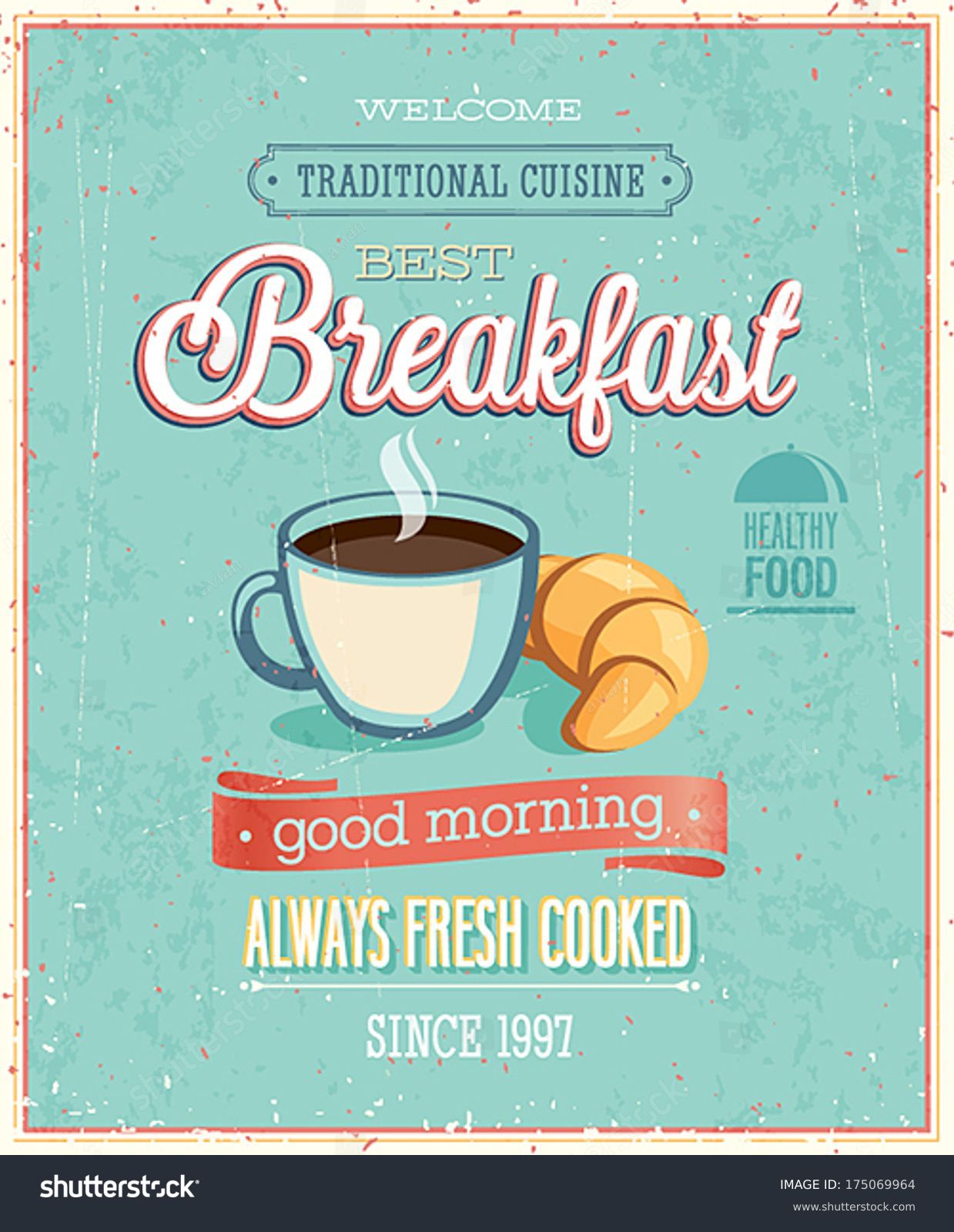 Breakfast Food Poster