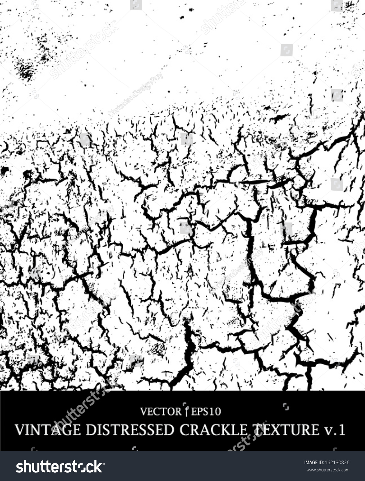 Vintage Crack Paint Texture Background Vector Stock Vector (Royalty ...