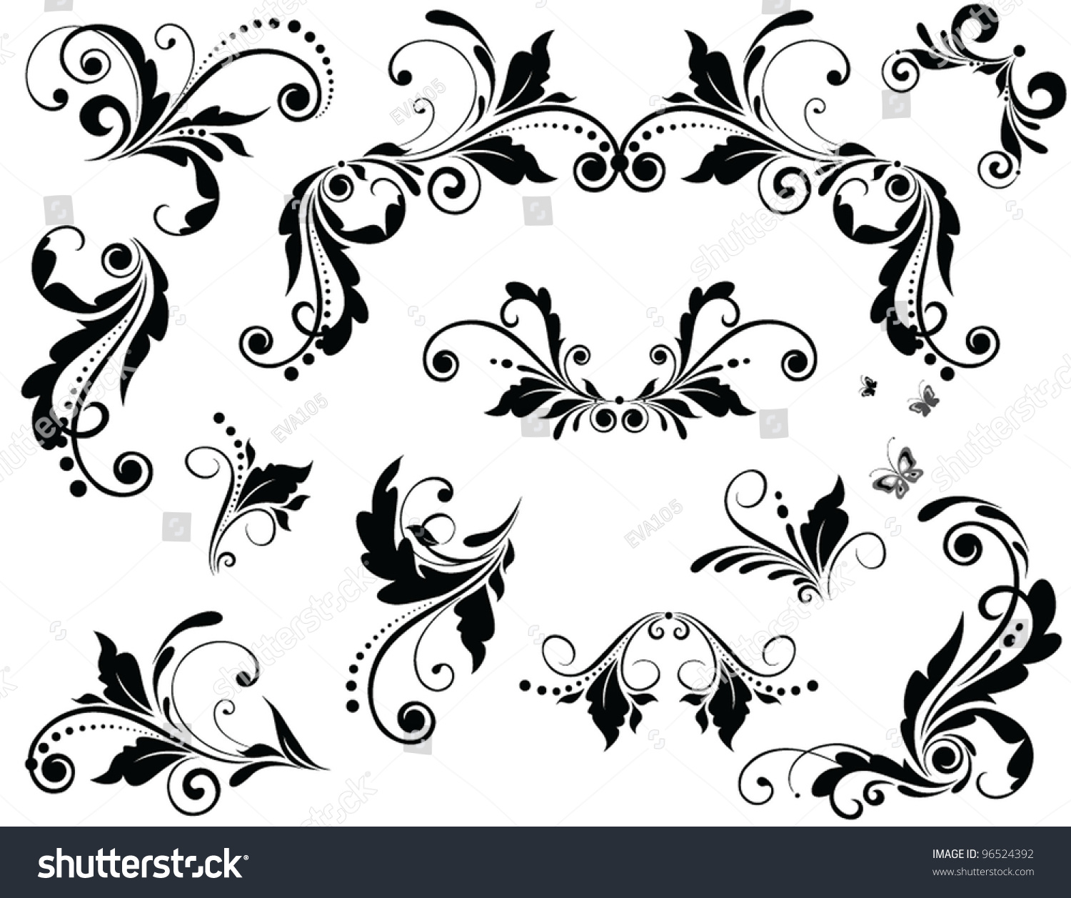 Vintage Design Stock Vector Illustration 96524392 : Shutterstock