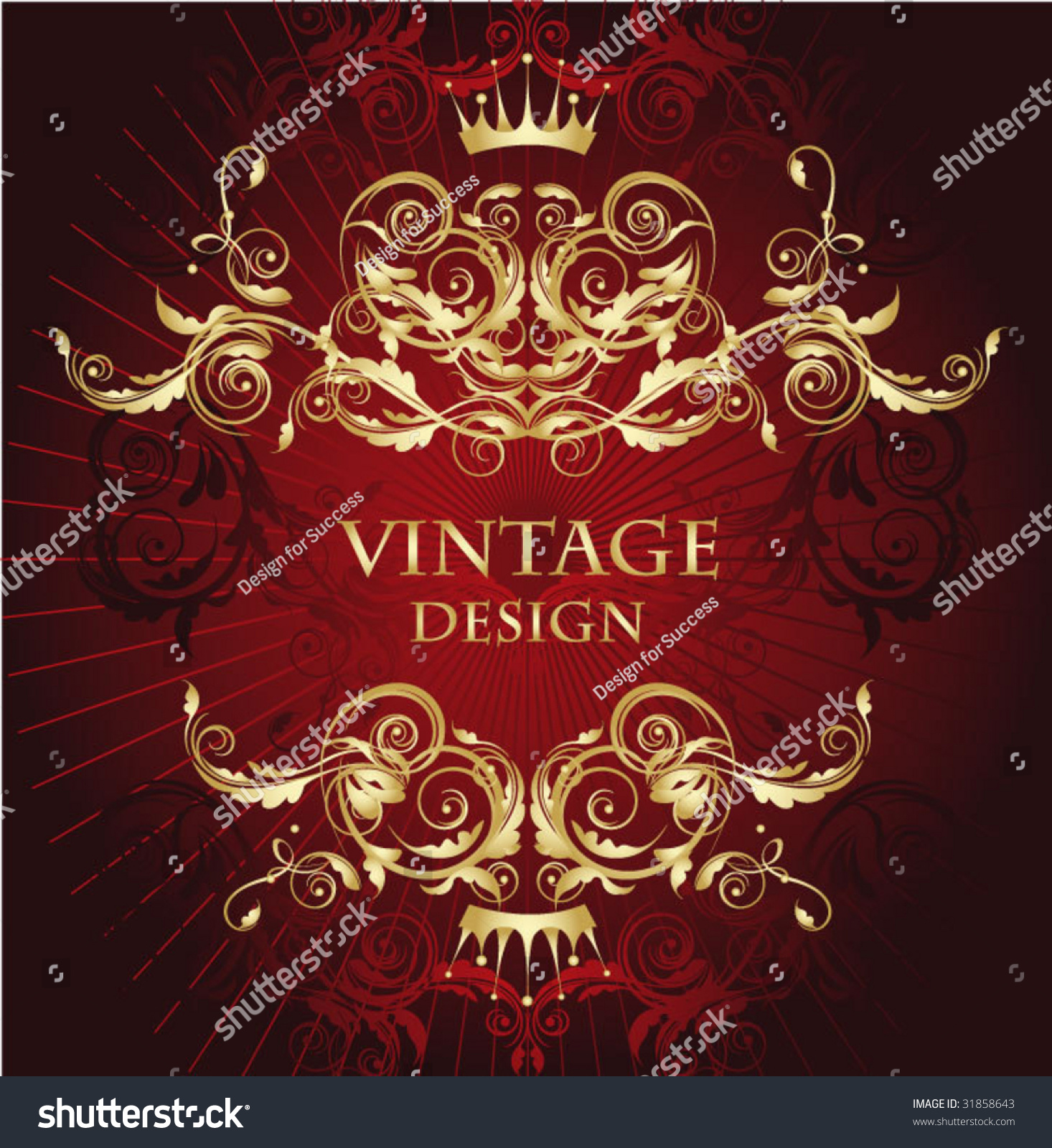 Vintage Frame Stock Vector (Royalty Free) 31858643 | Shutterstock
