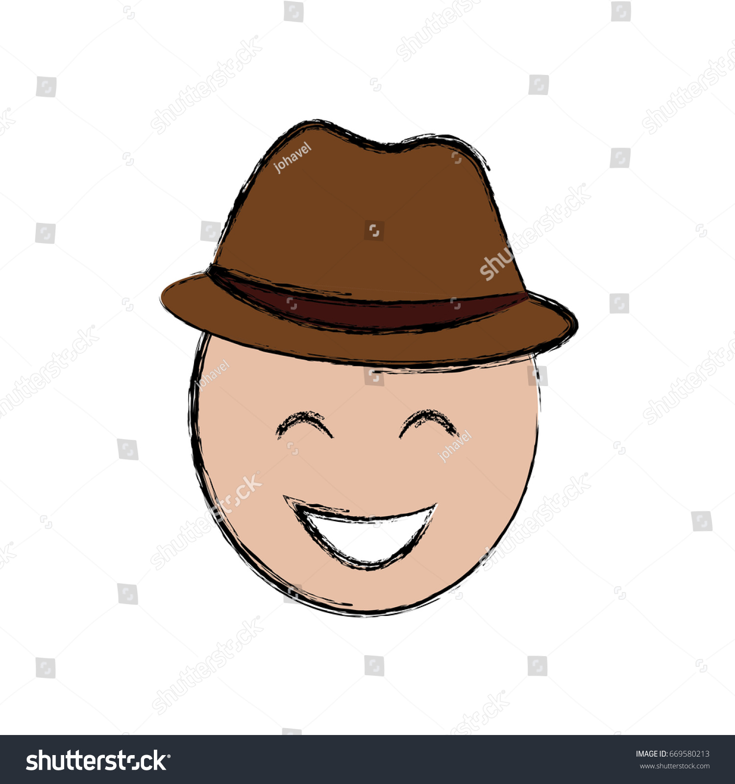 Vintage Hat Design Stock Vector (Royalty Free) 669580213 | Shutterstock