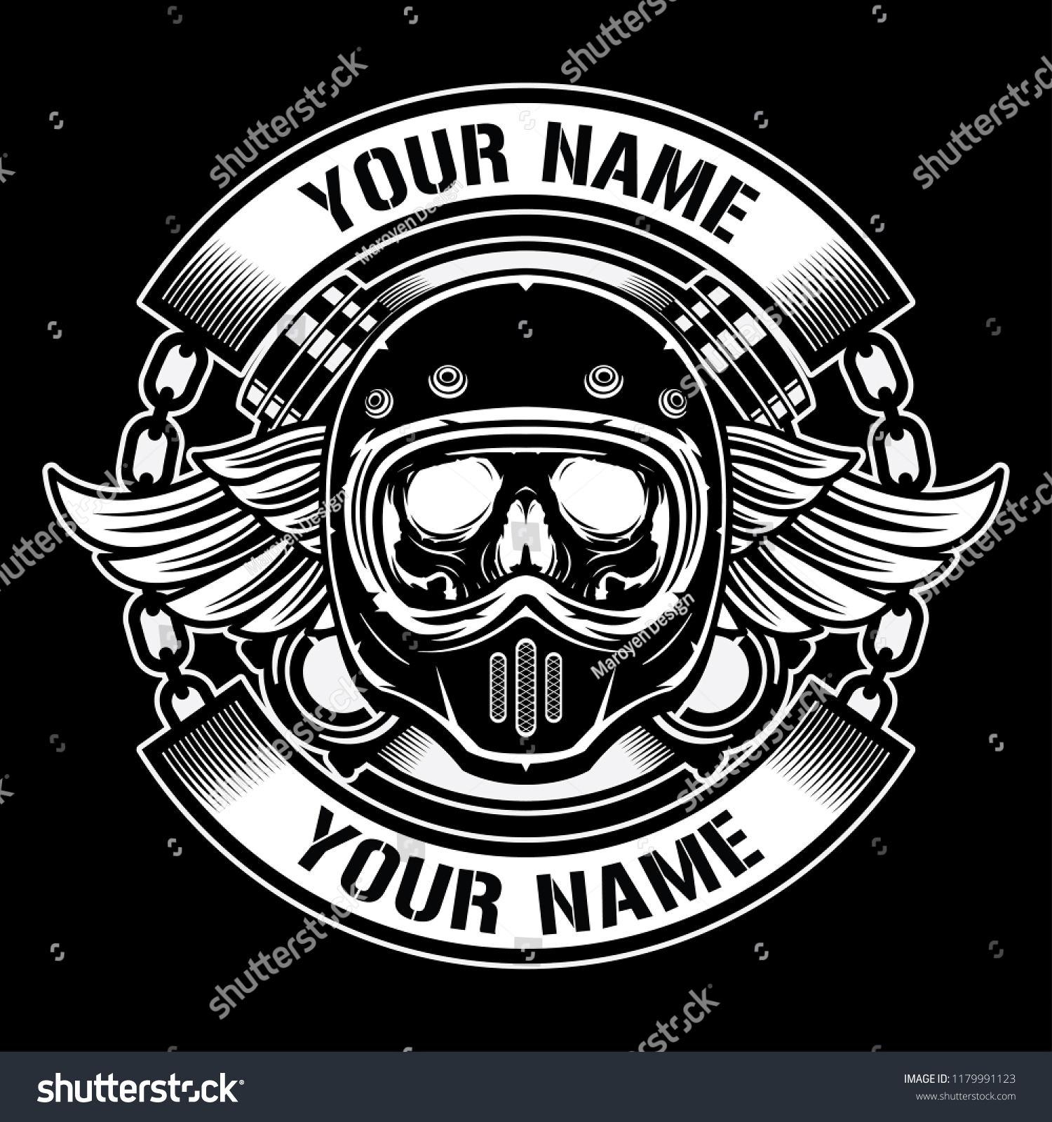 Vintage Helmets Design Logo Vector Eps Stock Vector (Royalty Free ...