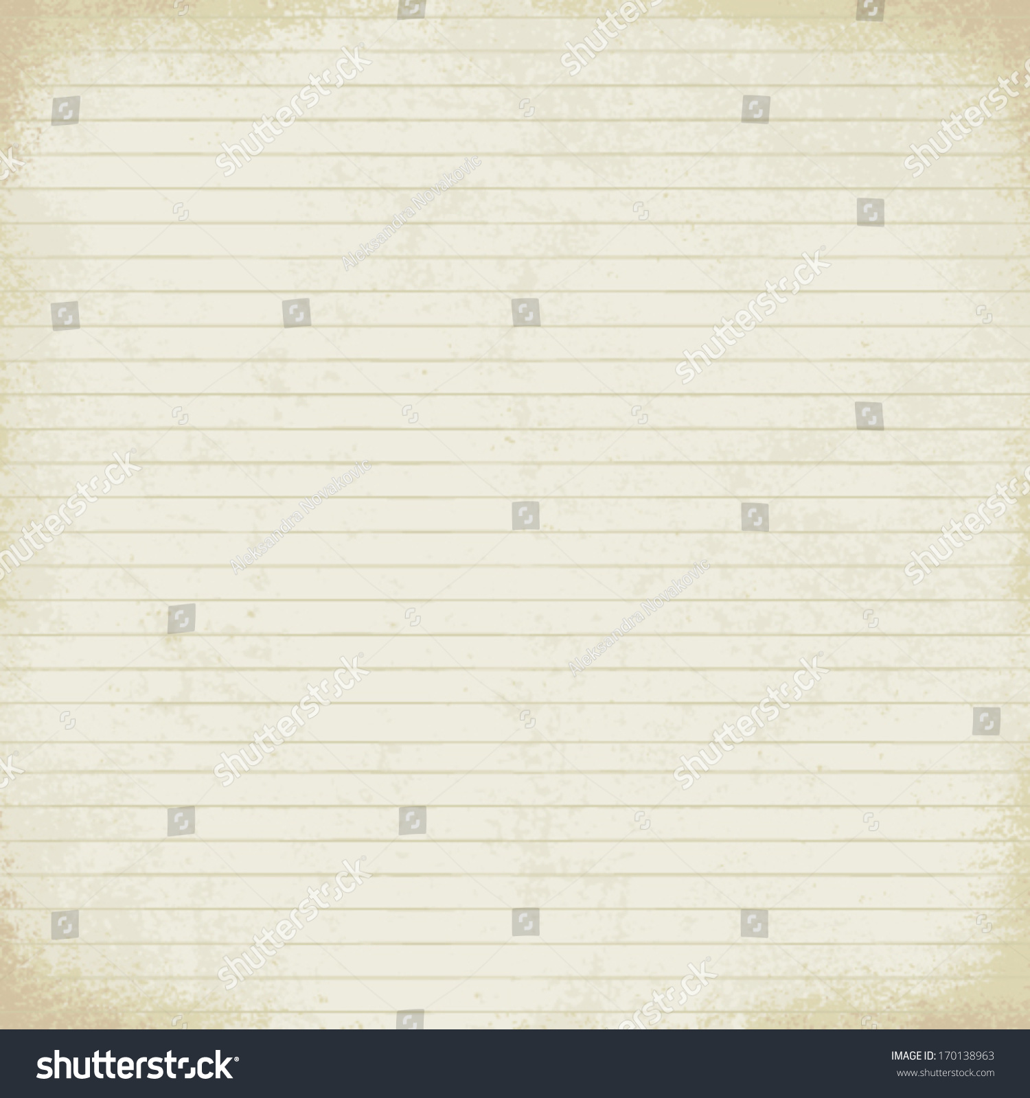 Vintage Lined Paper Vector Background 1 Stock Vector (Royalty Free ...