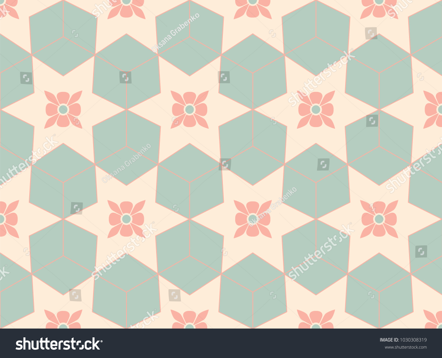 Vintage Tile Texture Stock Vector (Royalty Free) 1030308319 | Shutterstock