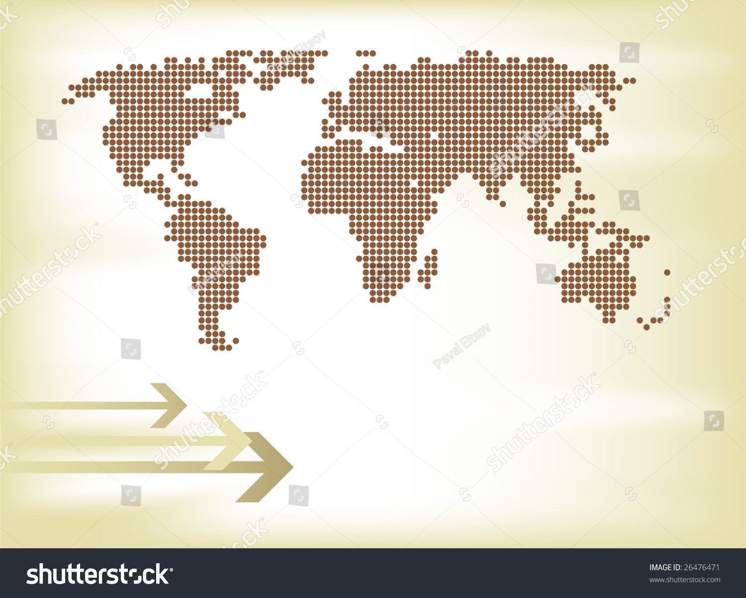 Vintage World Map Mosaic Round Pixels Stock Vector (Royalty Free ...
