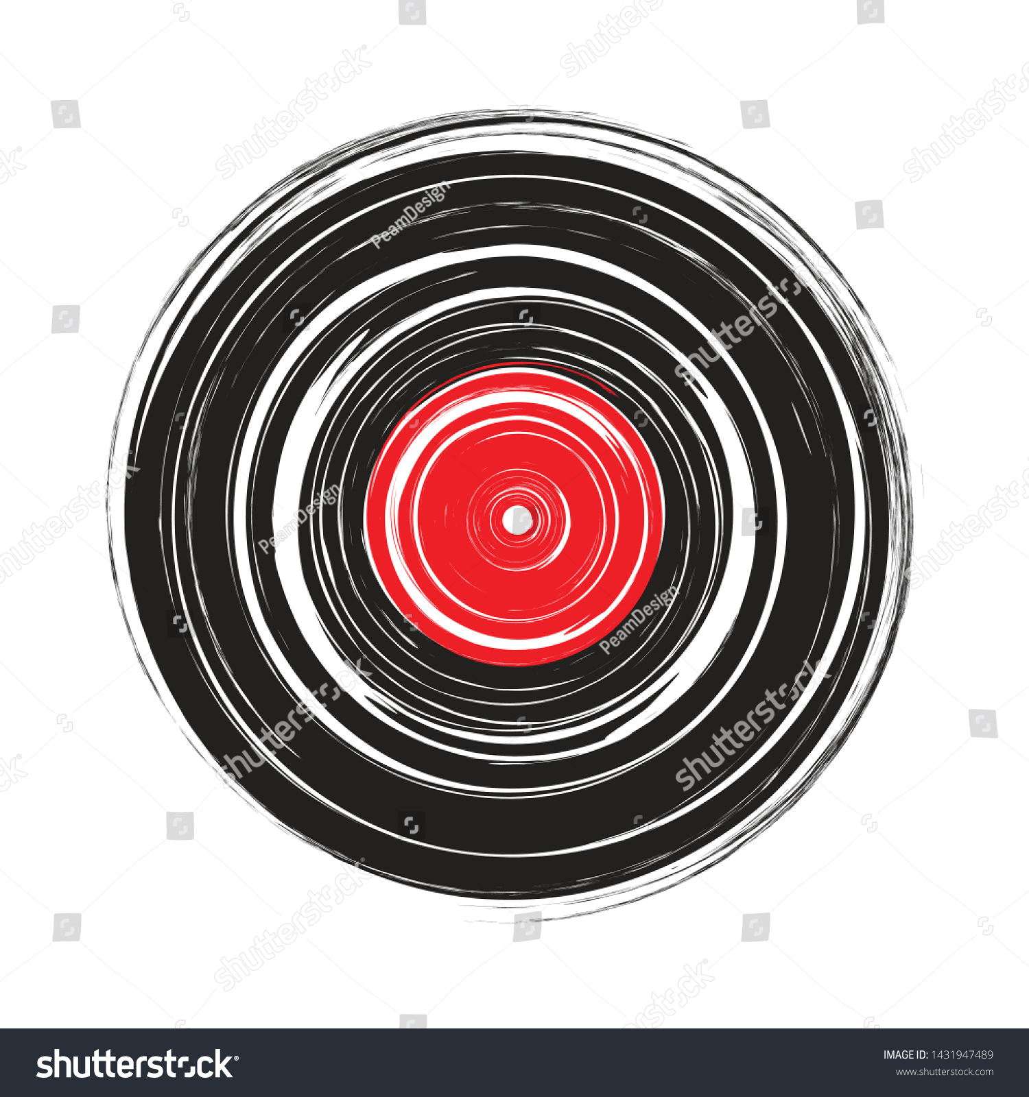 Vinyl Record Draw Sketch Vector Format Stock Vector (Royalty Free ...