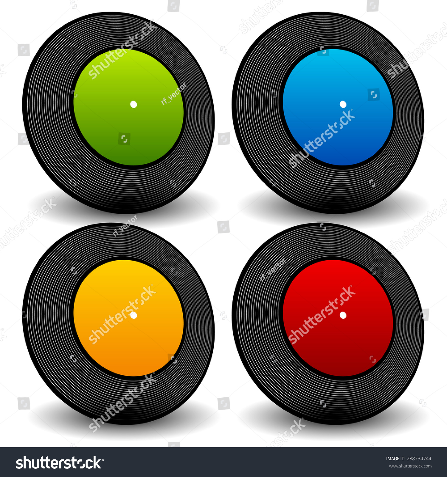 Vinyl Record Graphics Stock Vector (Royalty Free) 288734744 | Shutterstock