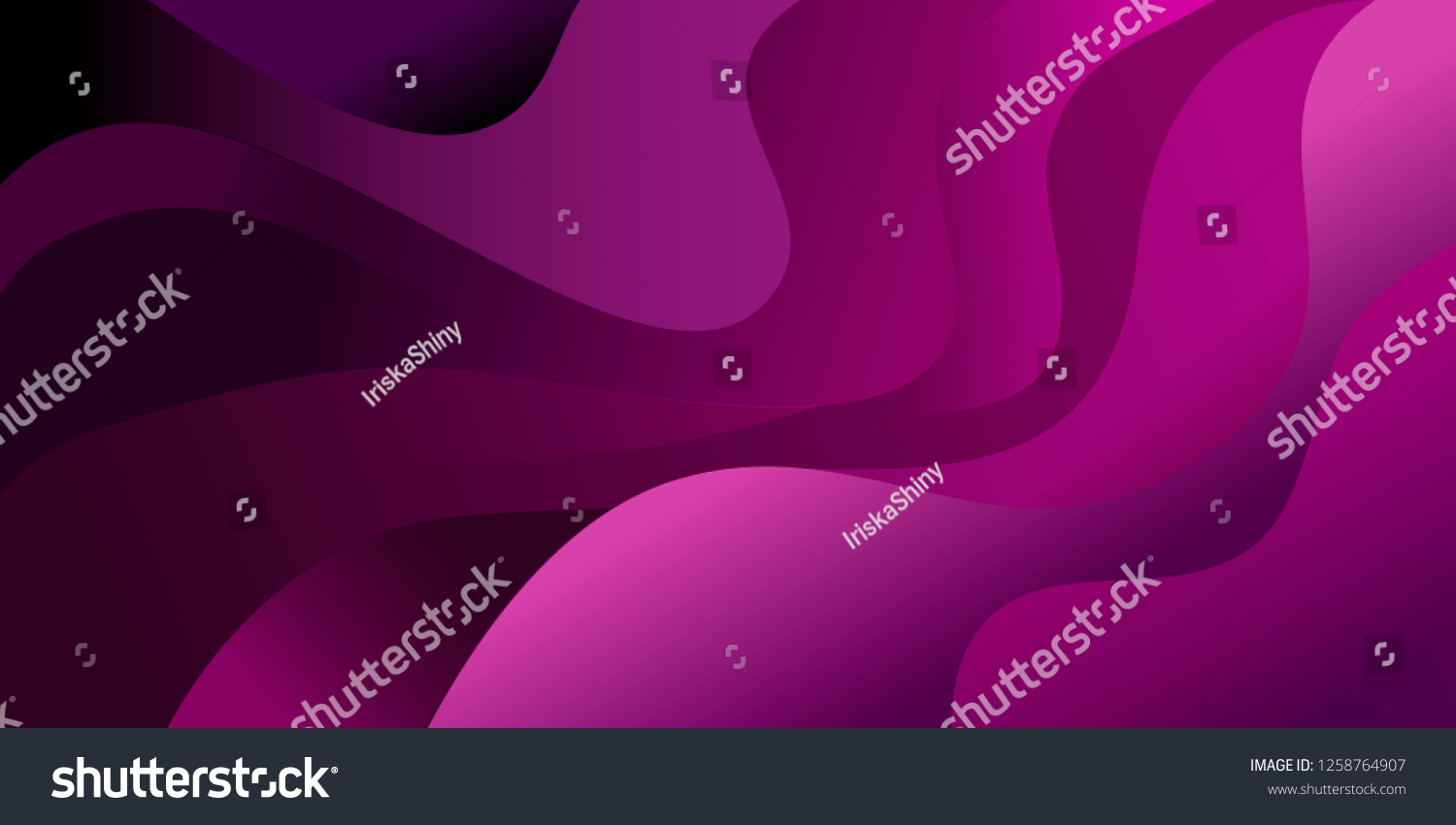 Violet Curve Gradient Background Stock Vector (Royalty Free) 1258764907 ...