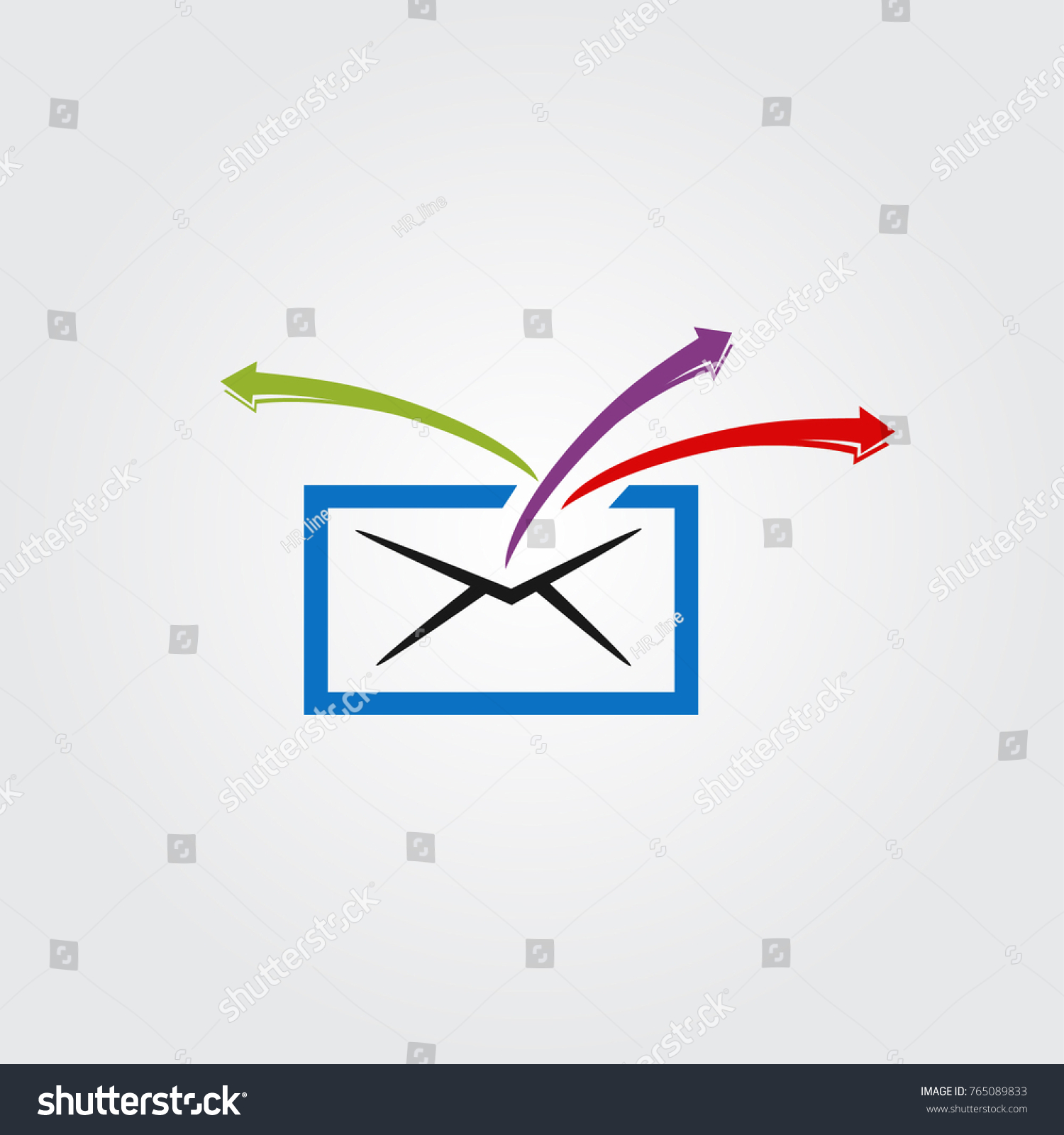 Viral Logo Vector Business Stock Vector (Royalty Free) 765089833