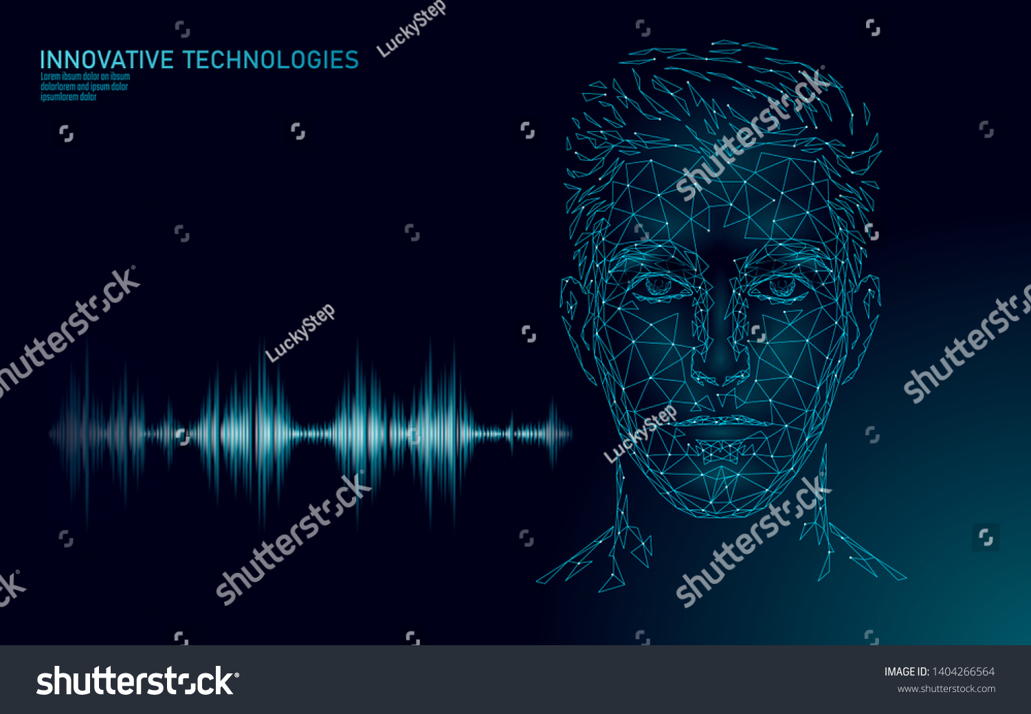 Virtual Assistant Voice Recognition Service Technology Stock Vector ...