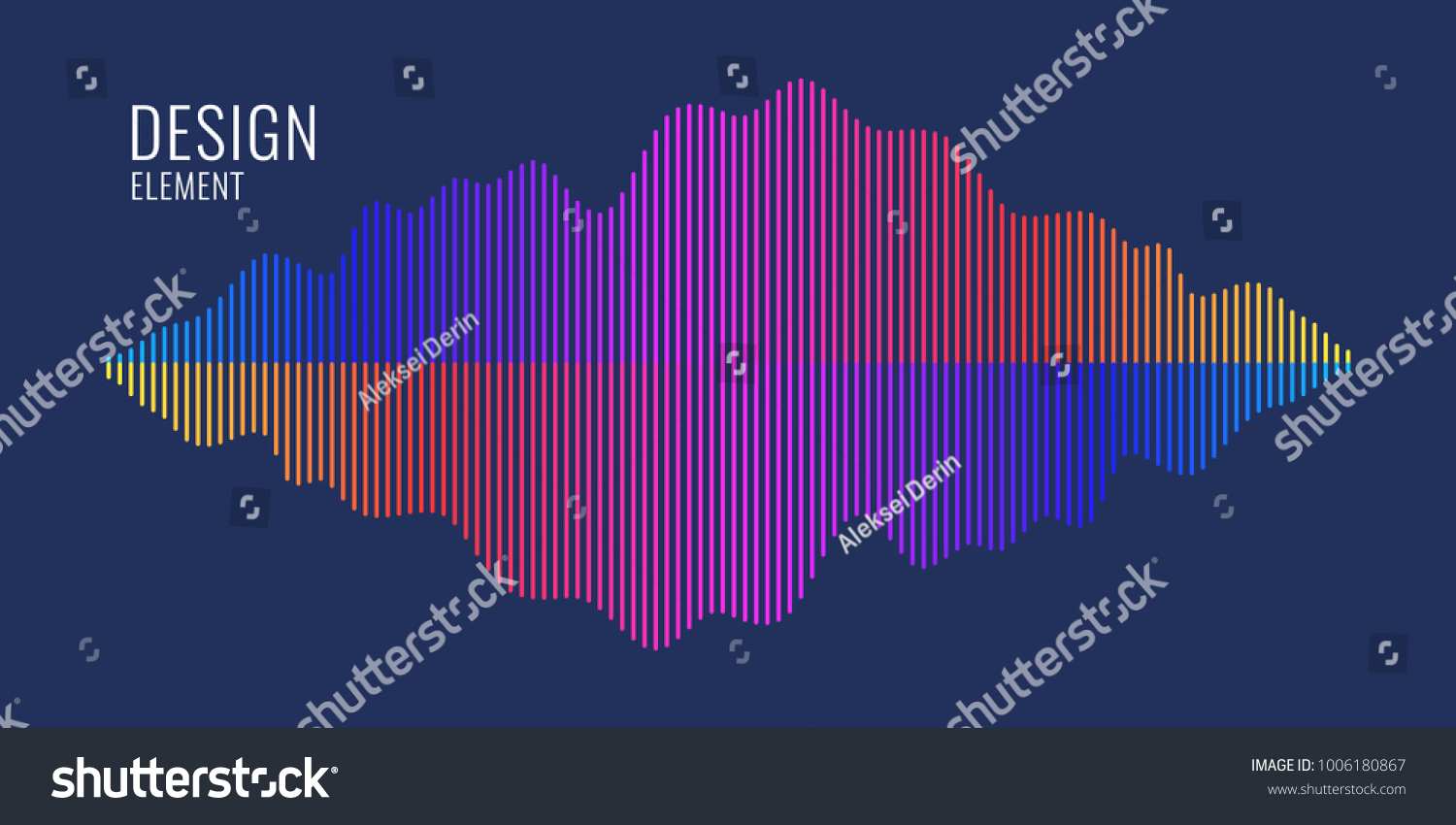 Virtual Chart Graph Linear Vector Illustration Stock Vector (Royalty ...