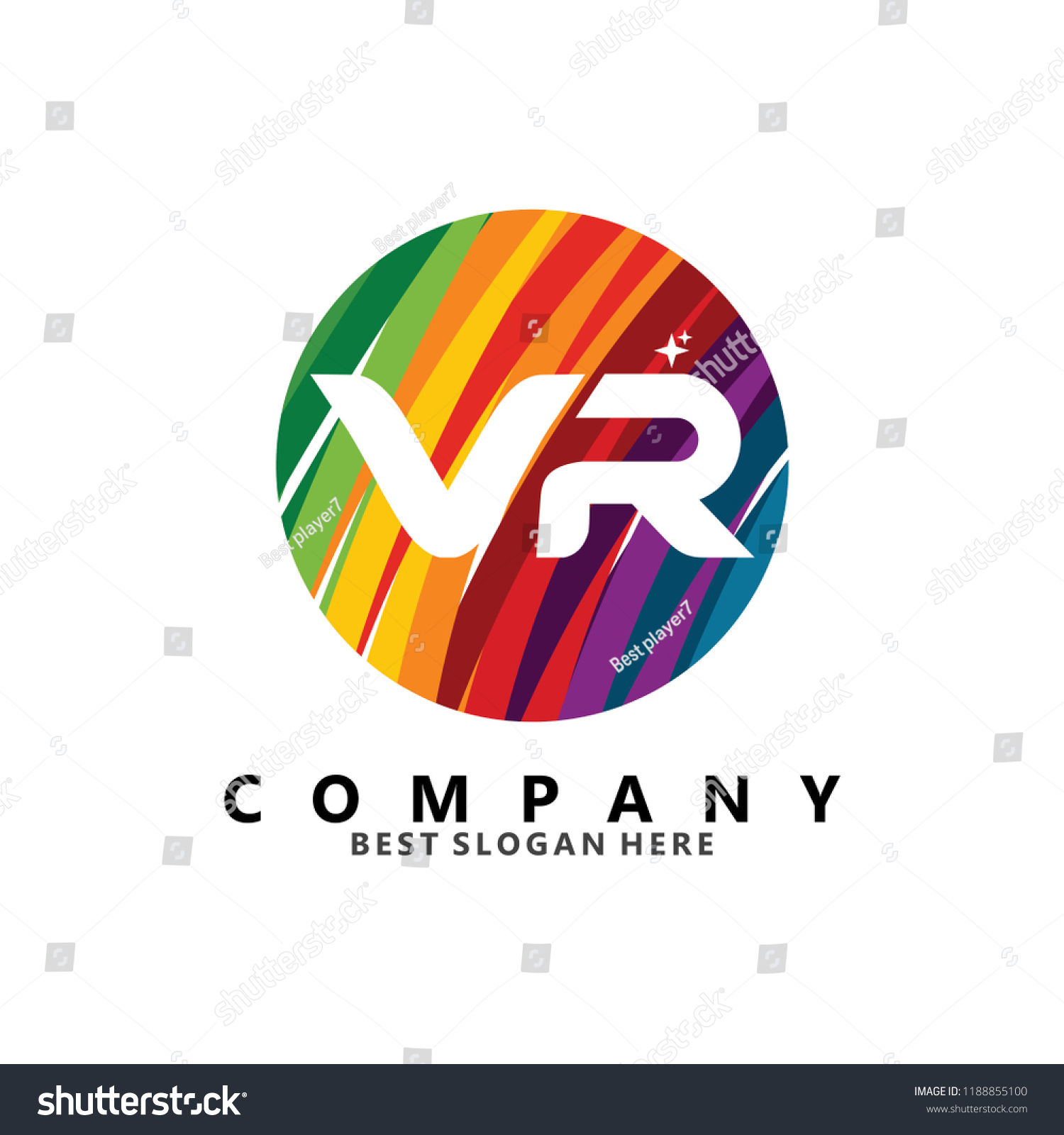 Virtual Reality Logo Stock Vector (Royalty Free) 1188855100 | Shutterstock