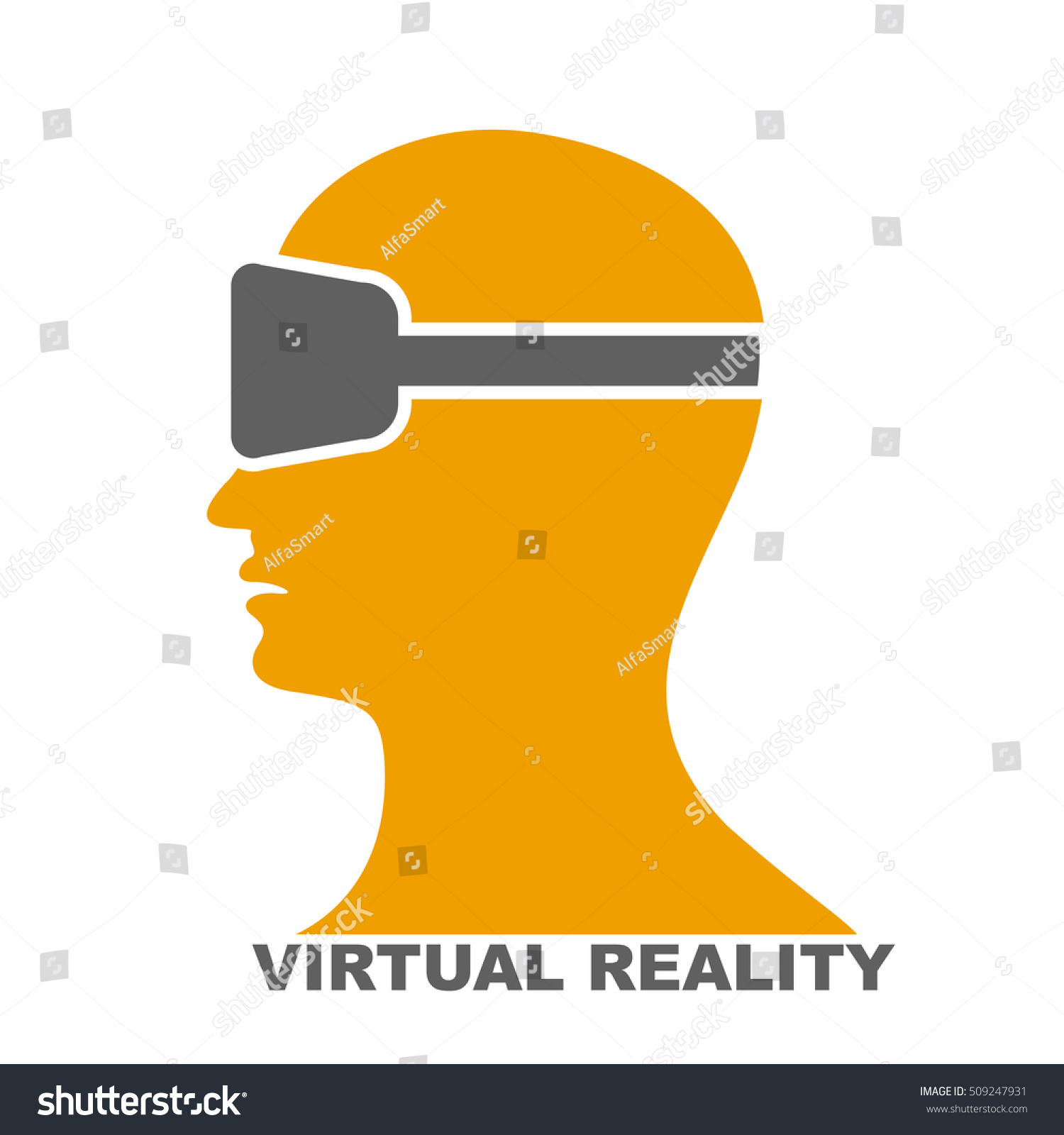 Virtual Reality Symbol Stock Vector (Royalty Free) 509247931 | Shutterstock