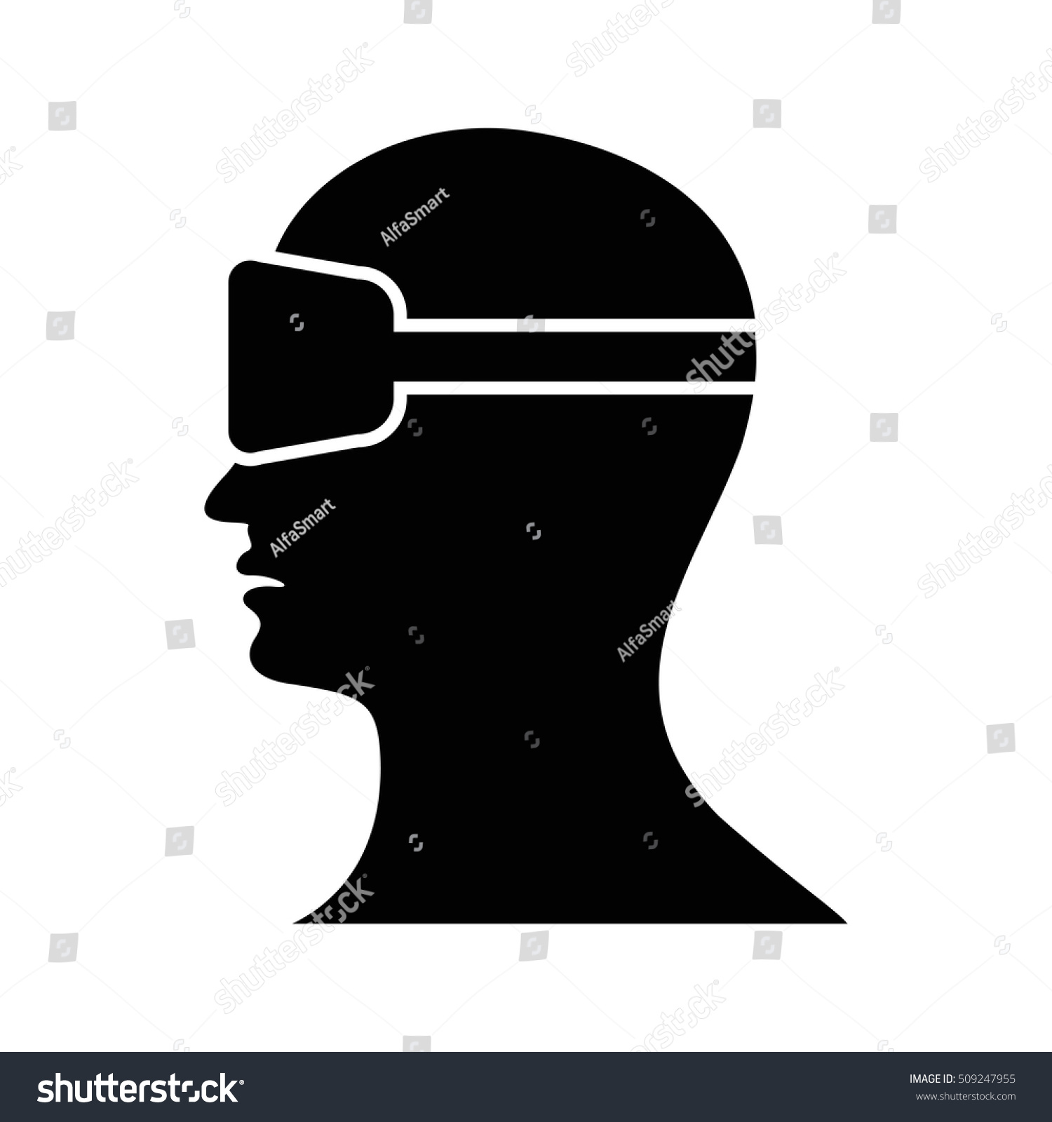 Virtual Reality Symbol Stock Vector (Royalty Free) 509247955