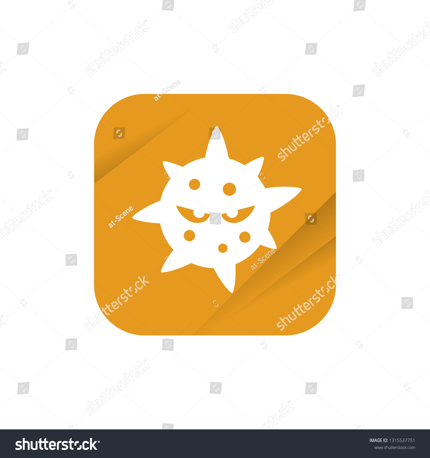 Virus App Icon Stock Vector (Royalty Free) 1315537751 | Shutterstock