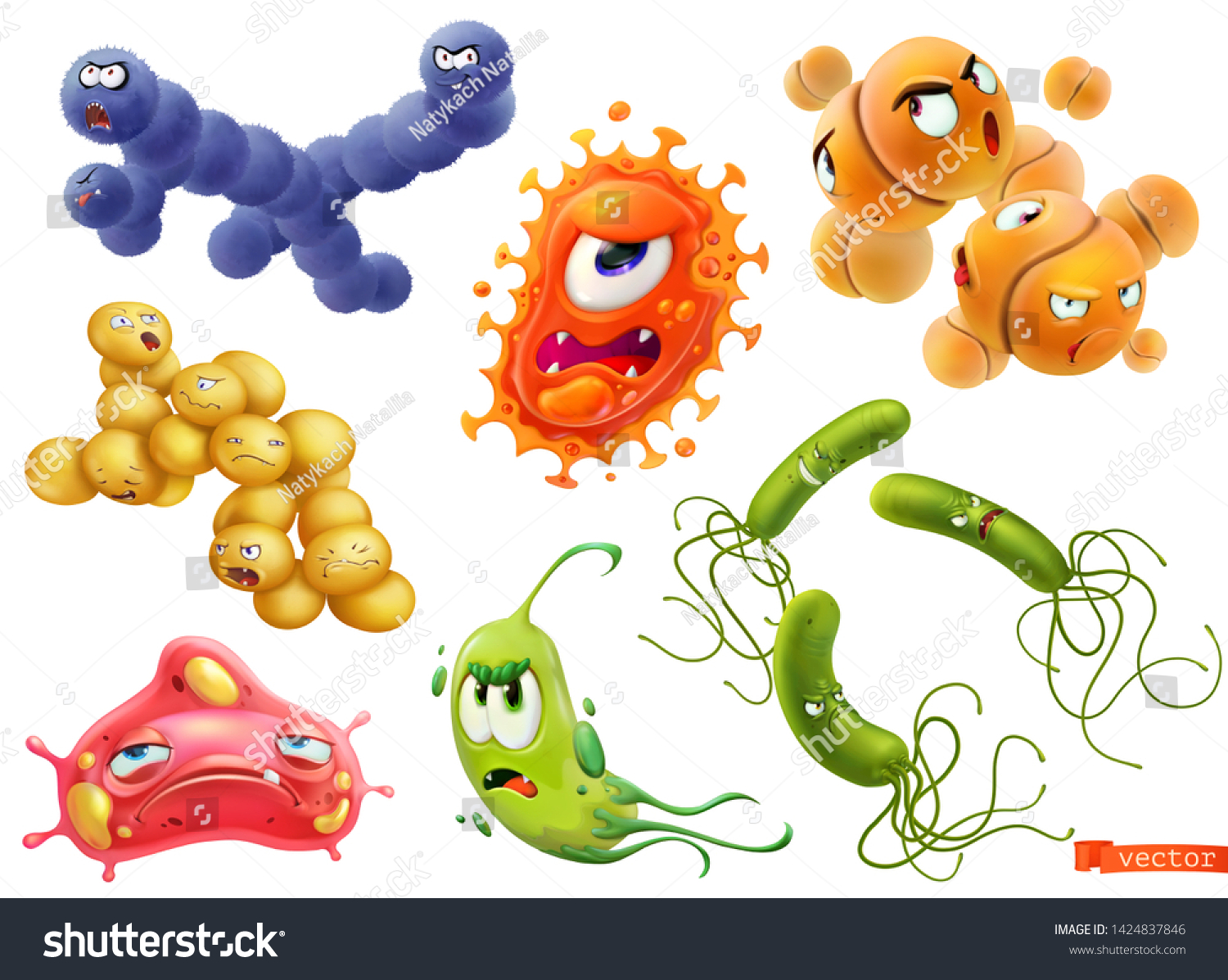 7,306 Ugly cartoon bacteria Images, Stock Photos & Vectors | Shutterstock