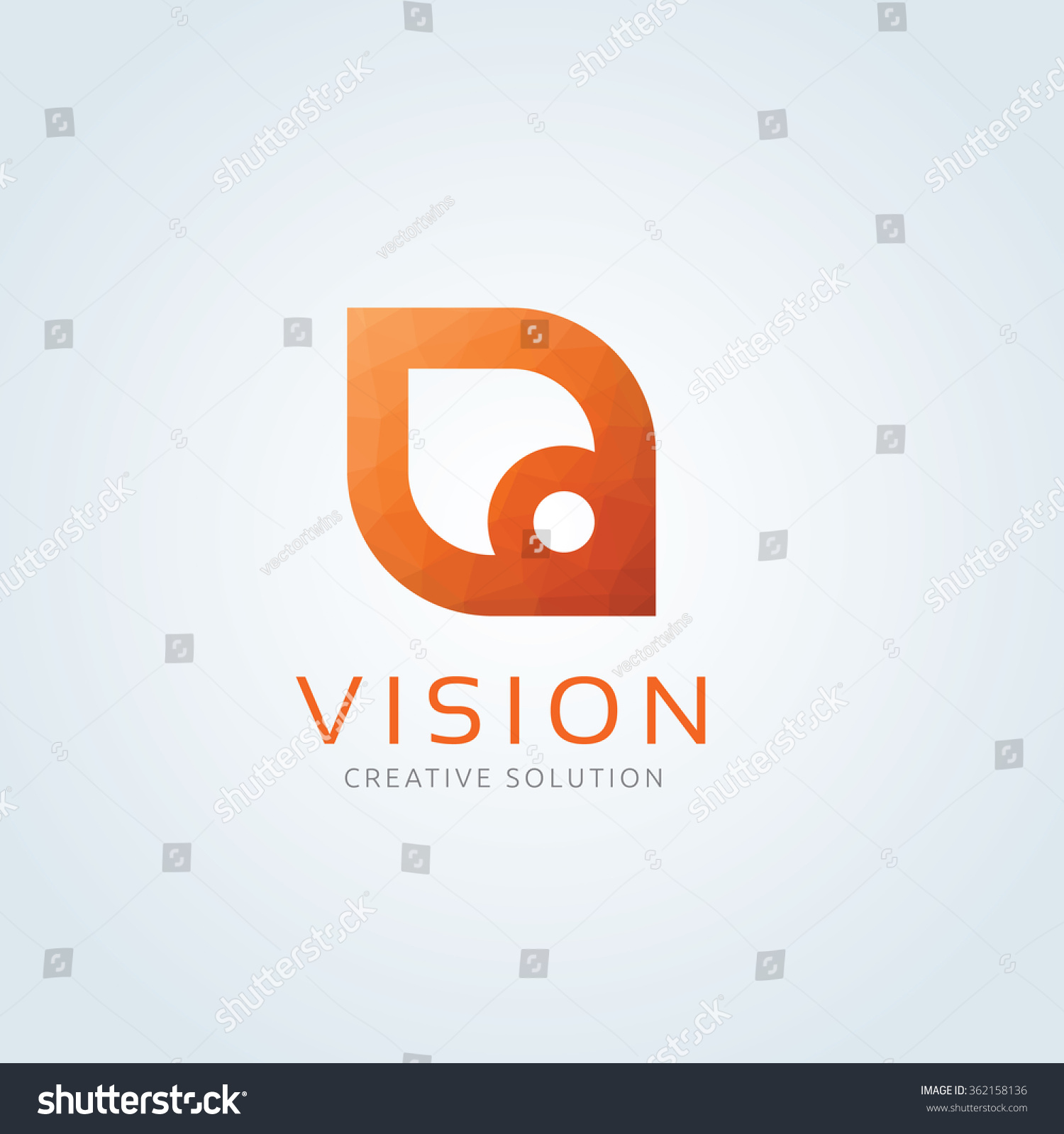 Vision Creative Business Logo Template Stock Vector (Royalty Free ...