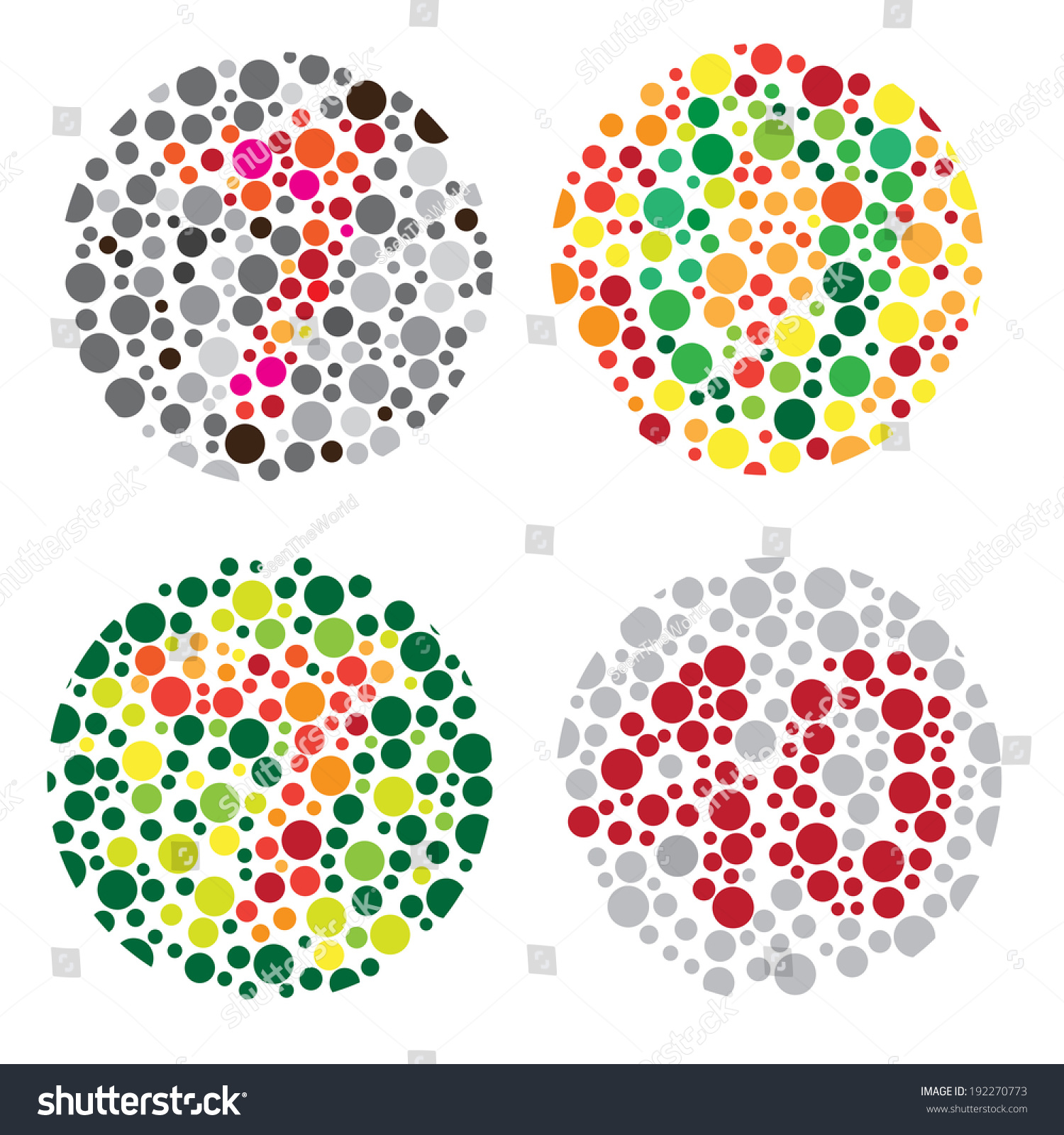 Vision Eye Blind Test Vector Illustration Stock Vector (Royalty Free ...