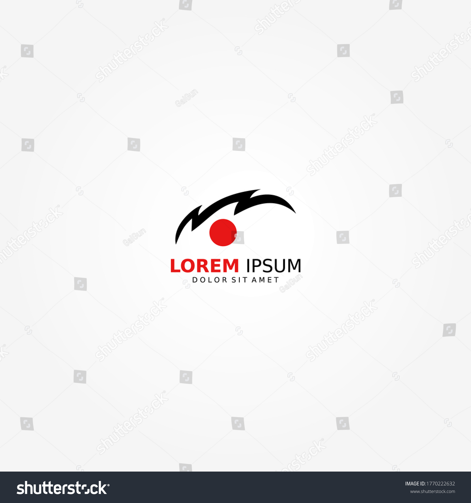 Vision Eye Logo Eye Logo Networkvector Stock Vector (Royalty Free ...
