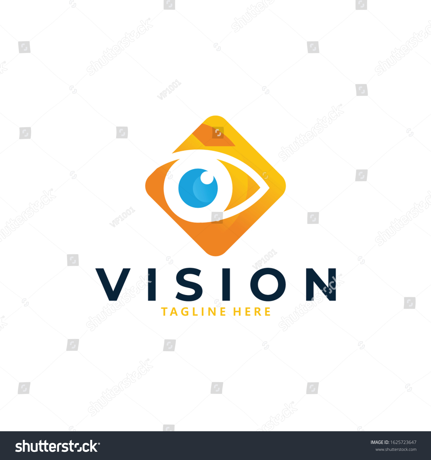 Vision Logo Icon Vector Isolated: vector de stock (libre de regalías ...