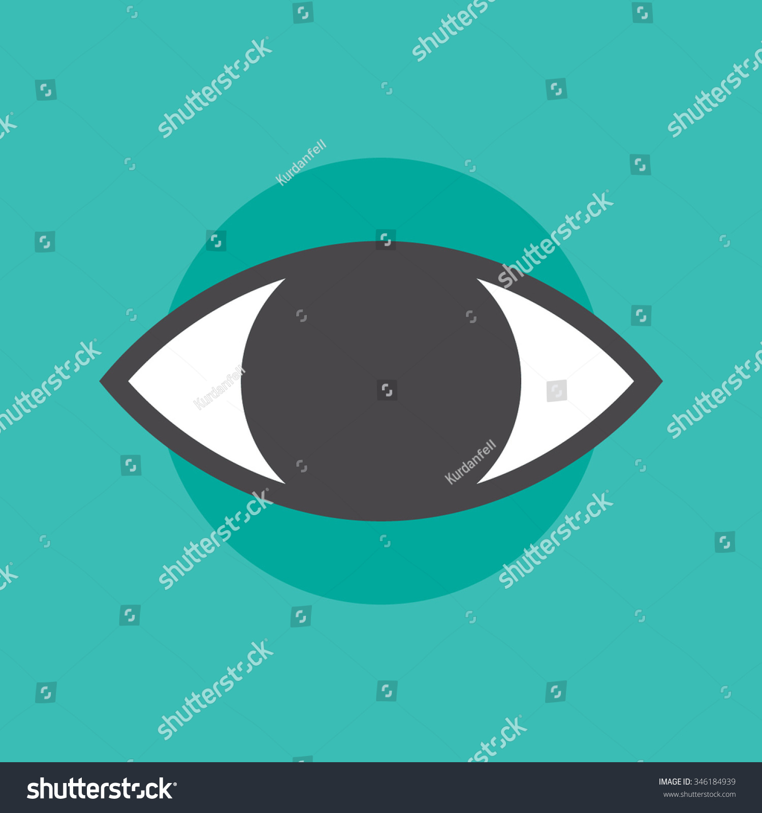 Vision Pictogram Stock Vector (Royalty Free) 346184939 | Shutterstock