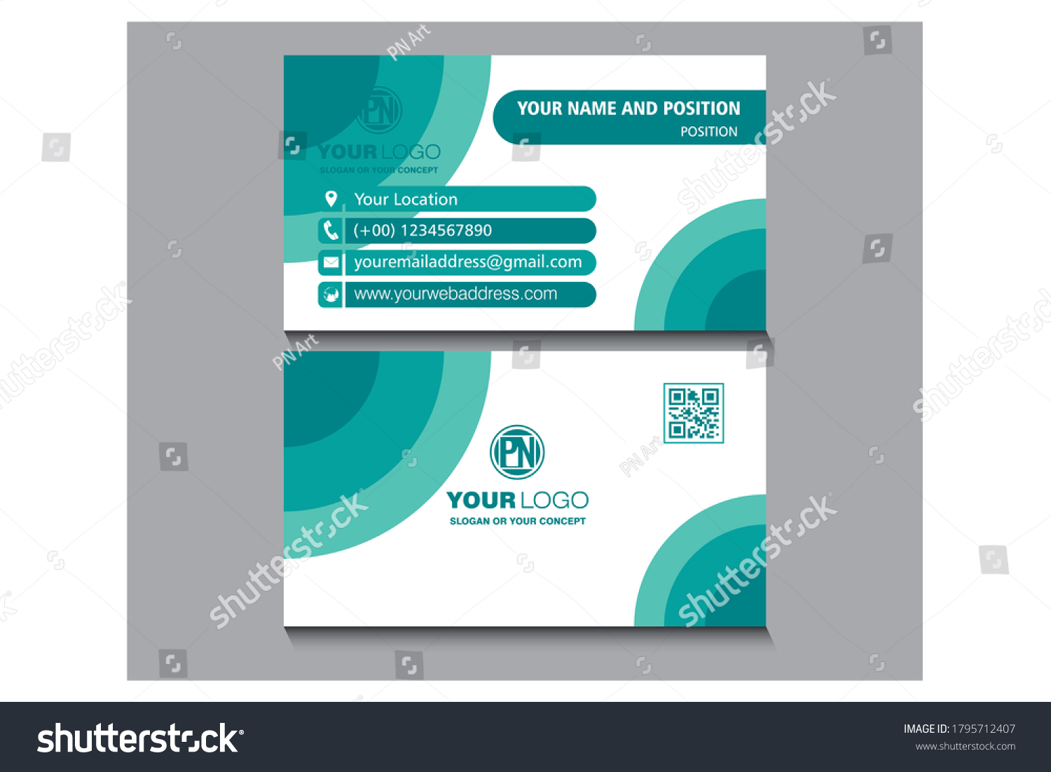 Visiting Card Design Vector Art: เวกเตอร์สต็อก (ปลอดค่าลิขสิทธิ์ ...