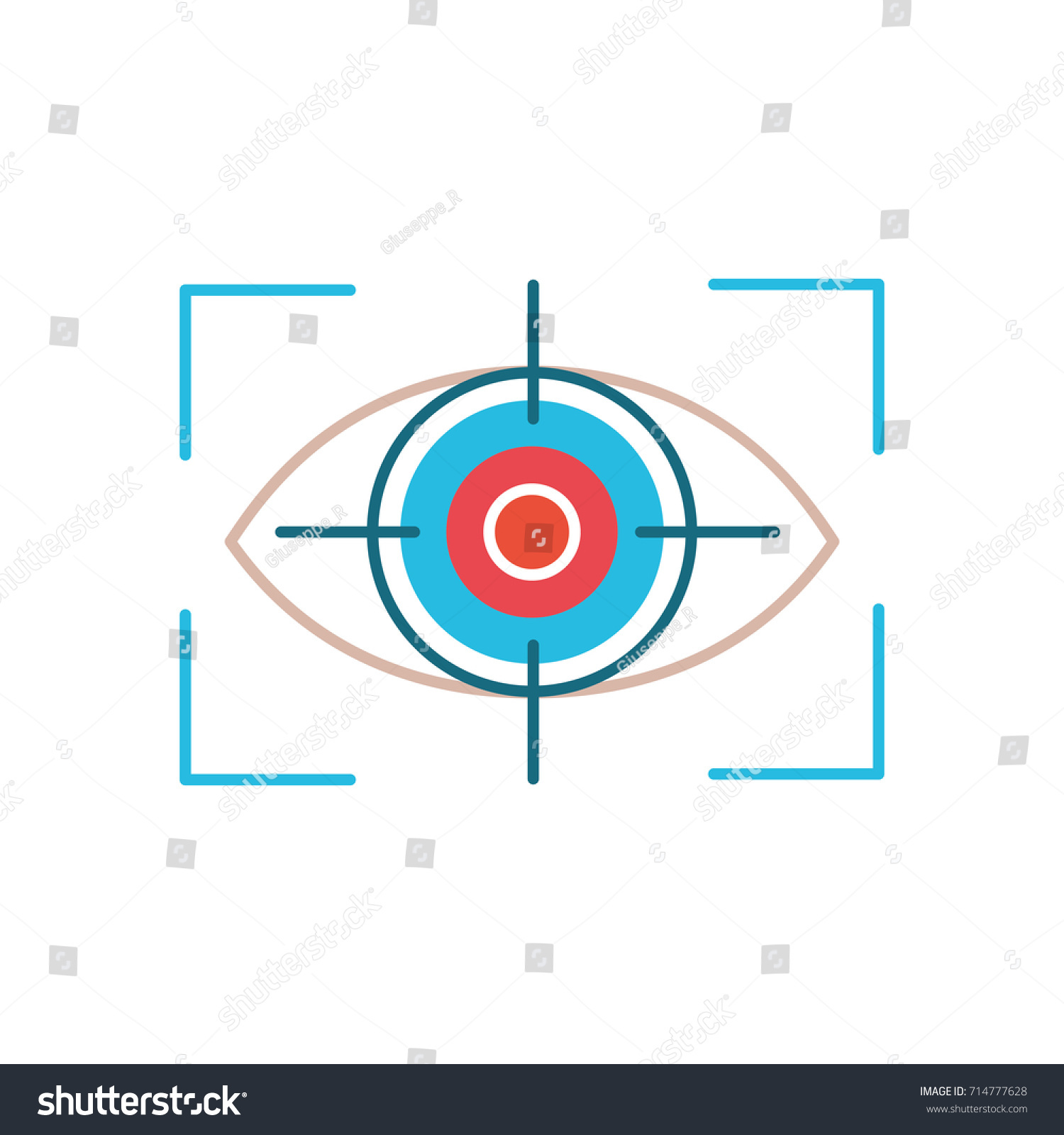Visual Technology Connect Cyberspace Structure Stock Vector (Royalty ...