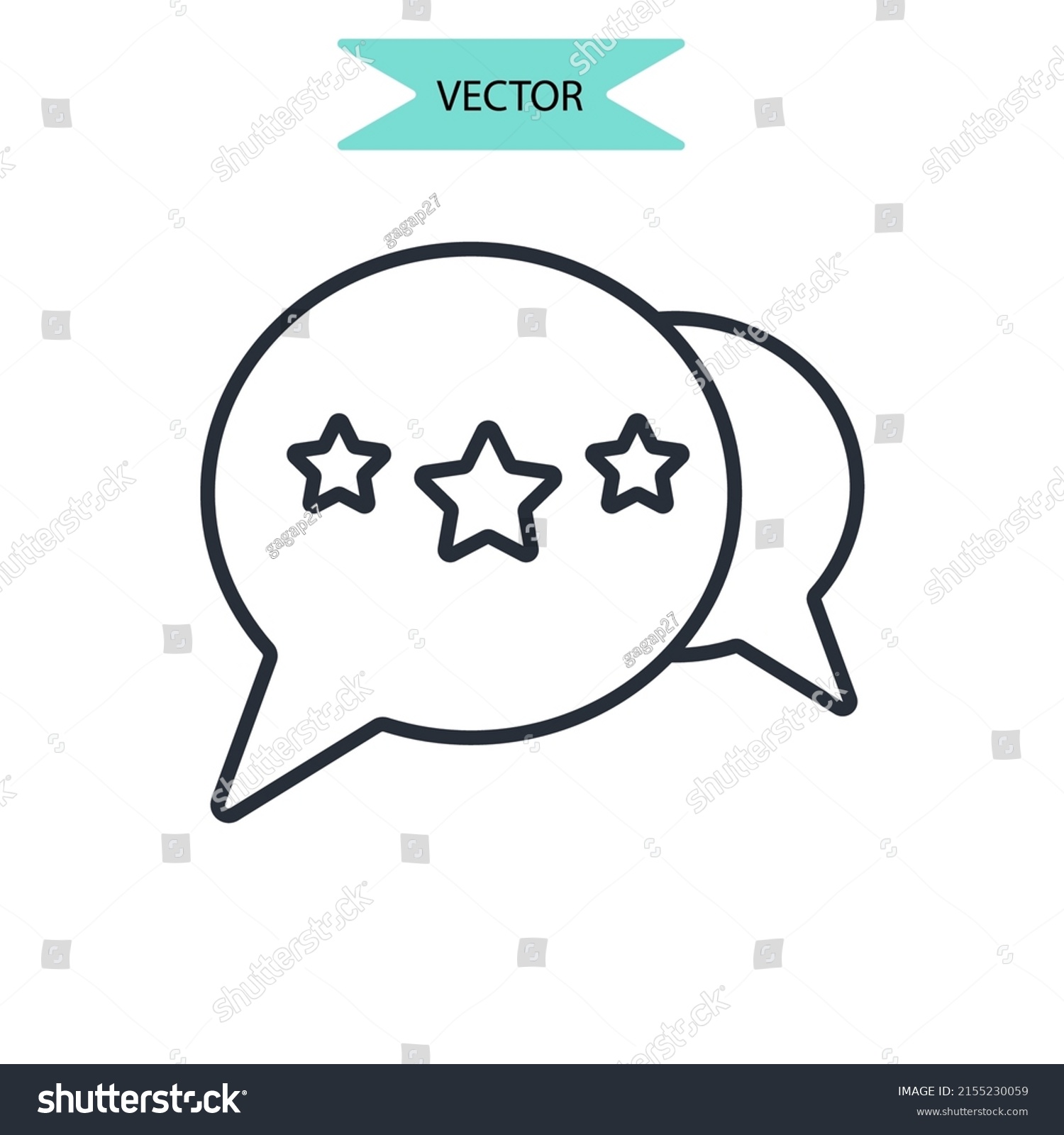 Visualize Success Icons Symbol Vector Elements Stock Vector (Royalty ...