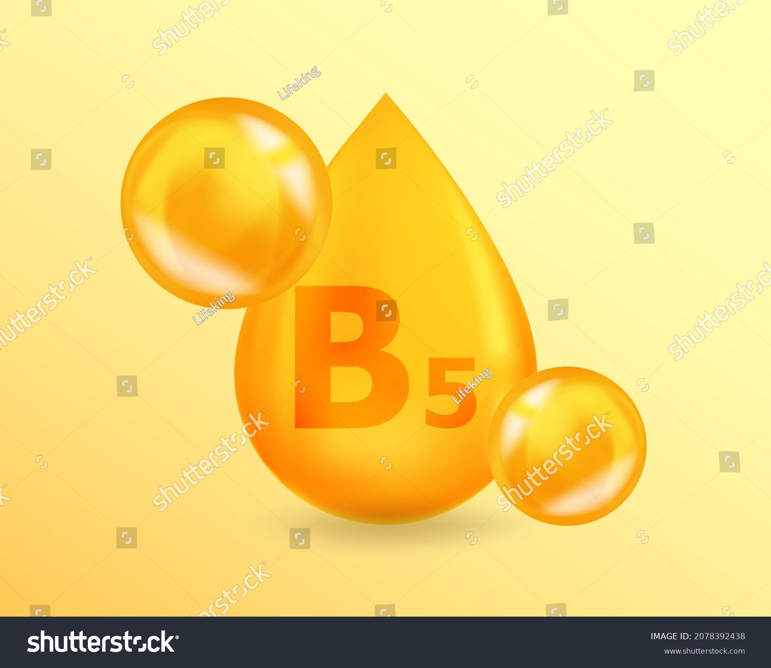 Vitamin B5 Pantothenic Realistic Vitamin Drop Stock Vector (Royalty ... Vitamin B5 Pantothenic Realistic Vitamin Drop Stock Vector (Royalty ...
