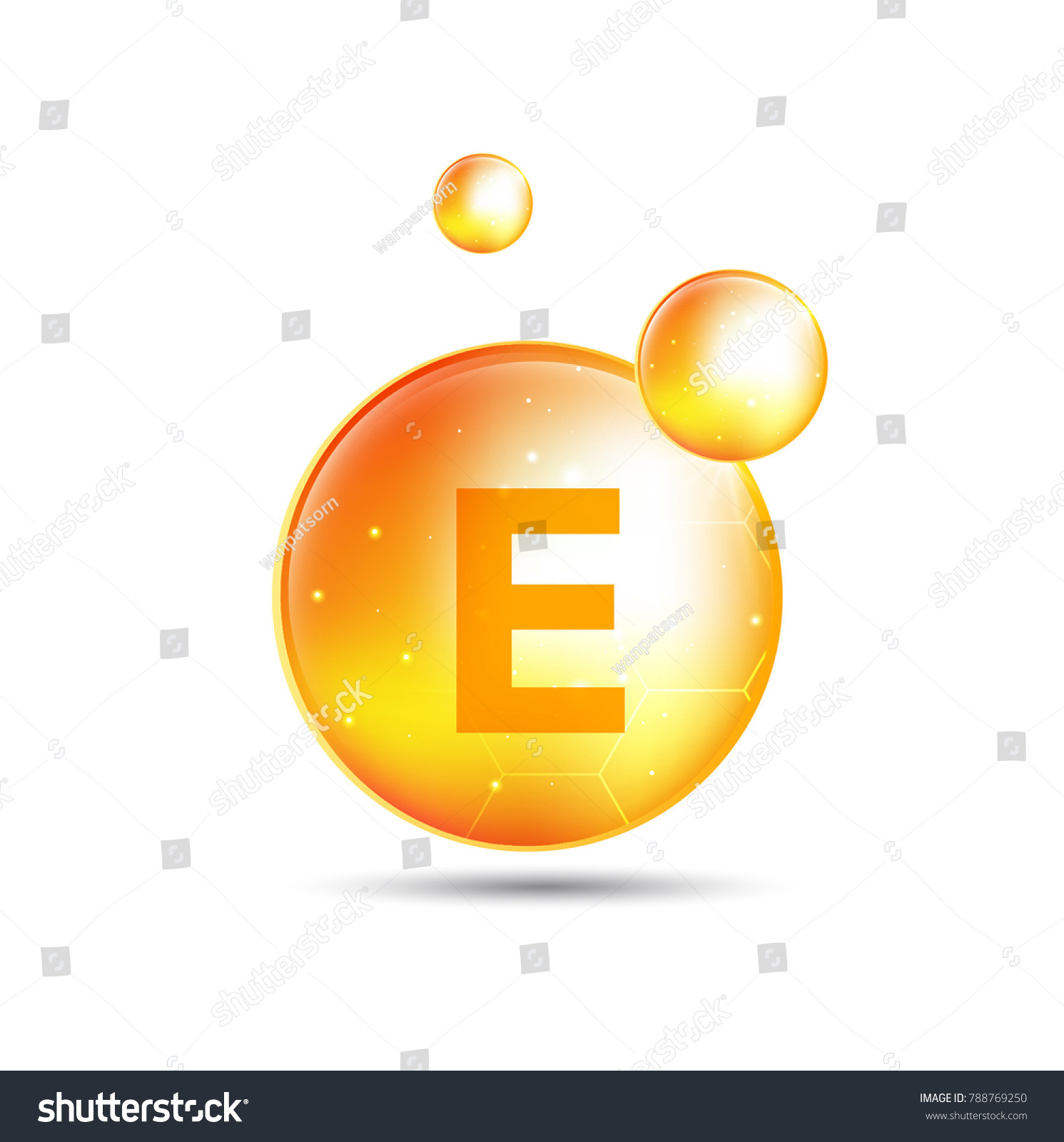 Vitamin E Gold Shining Pill Capsule Stock Vector (Royalty Free) 788769250 Vitamin E Gold Shining Pill Capsule Stock Vector (Royalty Free) 788769250